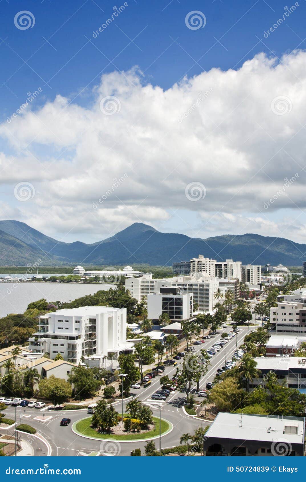 Cairns view 1807 stock image. Image of cairns, aerial - 50724839