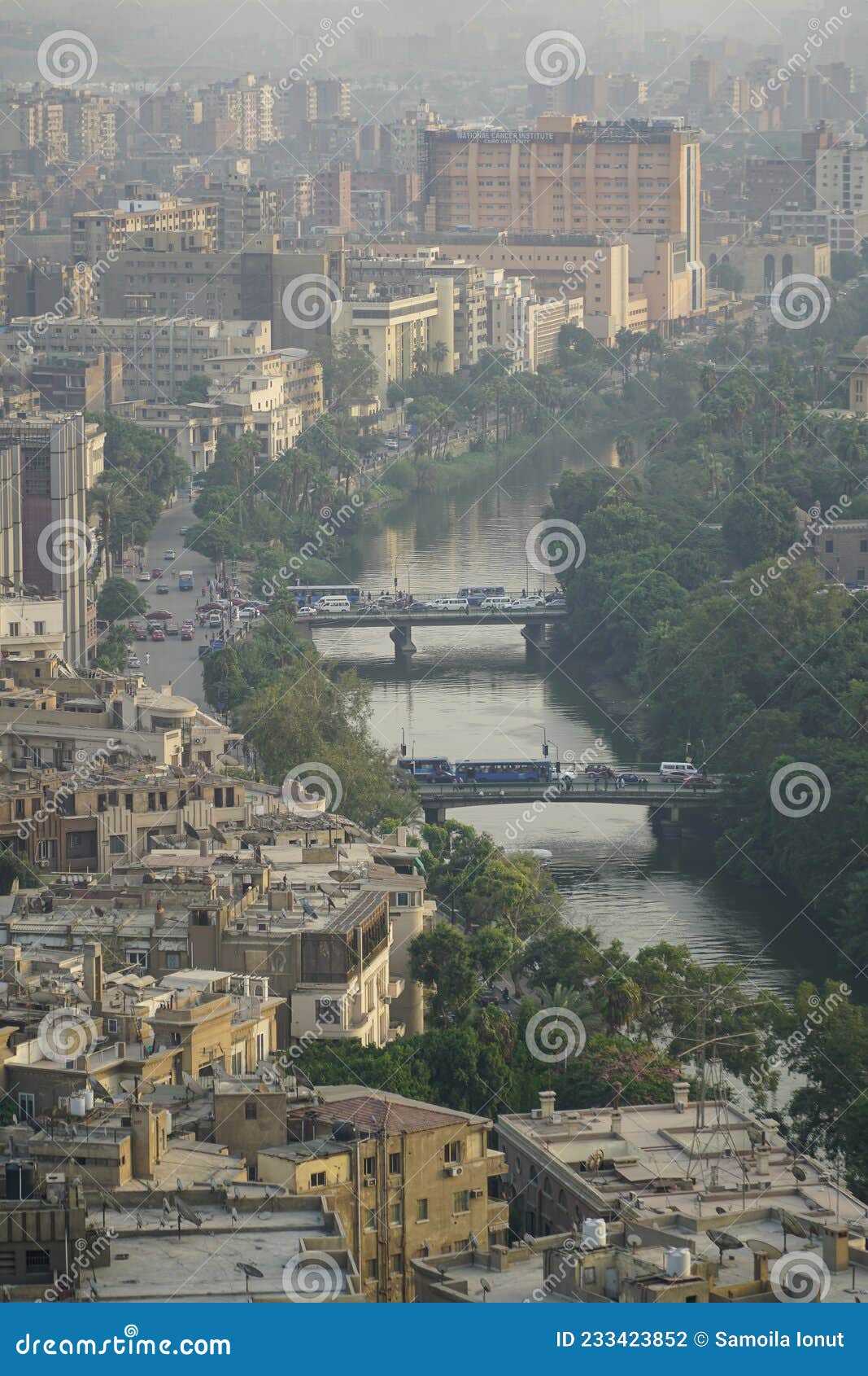 Cairo, Egypt. Aerial View. Photo during the Day. Stock Photo - Image of ...