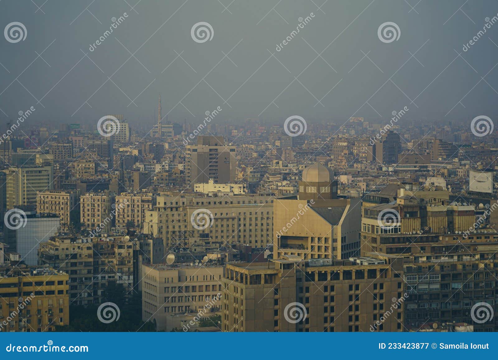 Cairo, Egypt. Aerial View. Photo during the Day. Stock Image - Image of ...
