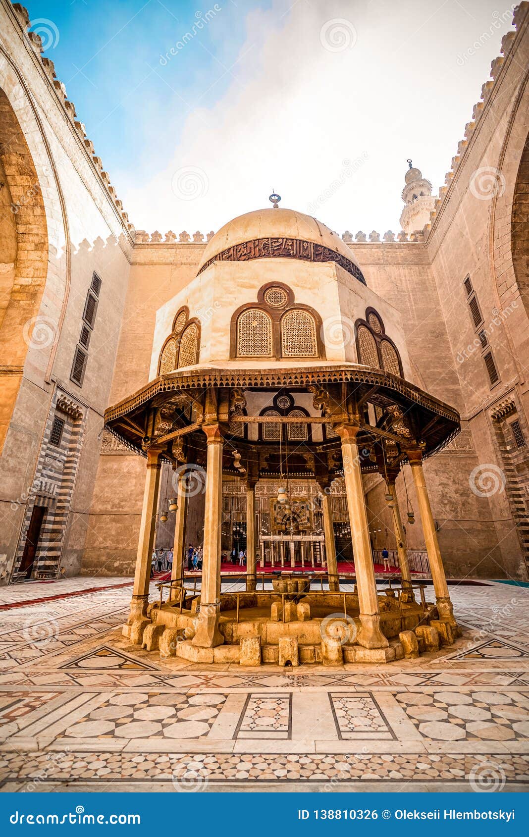 18/11/2018 Cairo, Egypt, Interior of the Main Hall for the Prayers of ...
