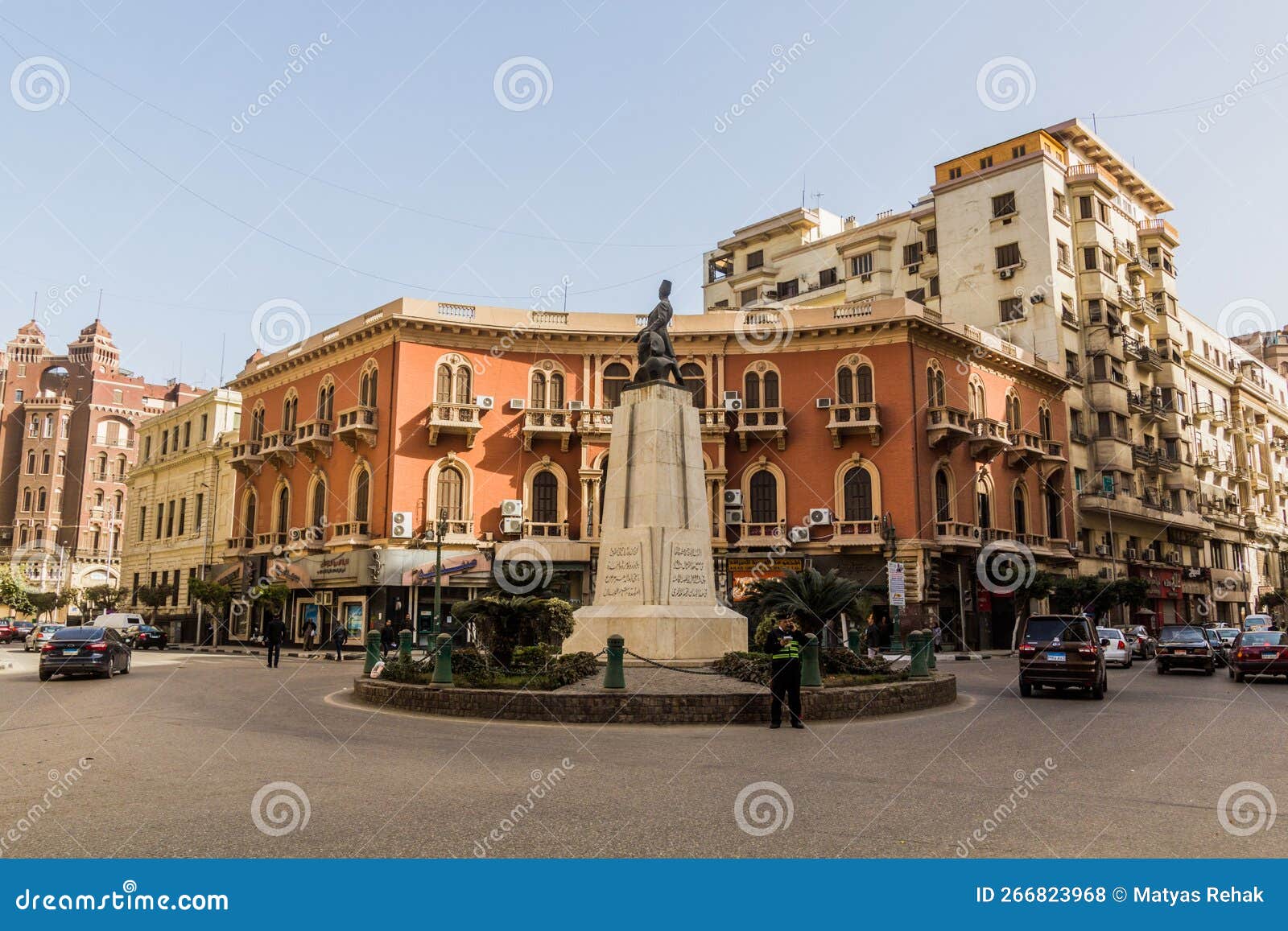 CAIRO, EGYPT - JANUARY 27, 2019: View of Mustafa Kamal Square in Cairo, Egy Editorial Stock ...