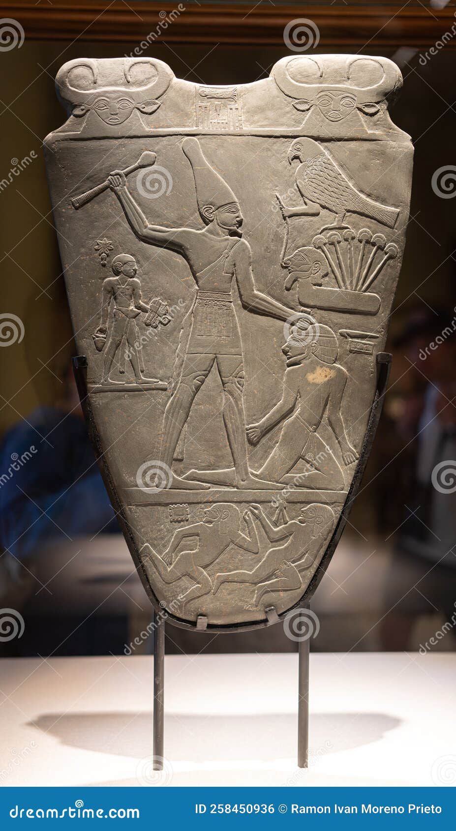 Cairo, Egypt, June 10, 2022: Egyptian Museum, Narmer Palette Editorial ...