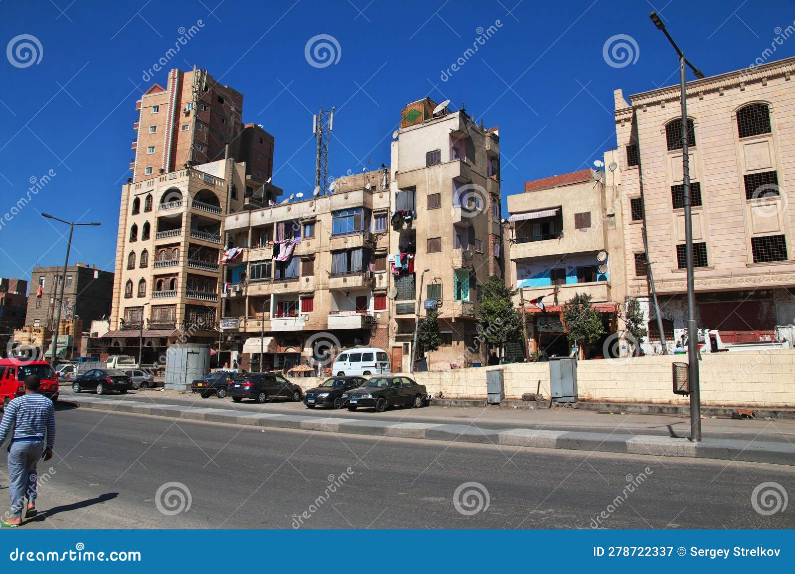 Cairo, Egypt - 05 Mar 2017. Old Street of Arabish Cairo, Egypt ...