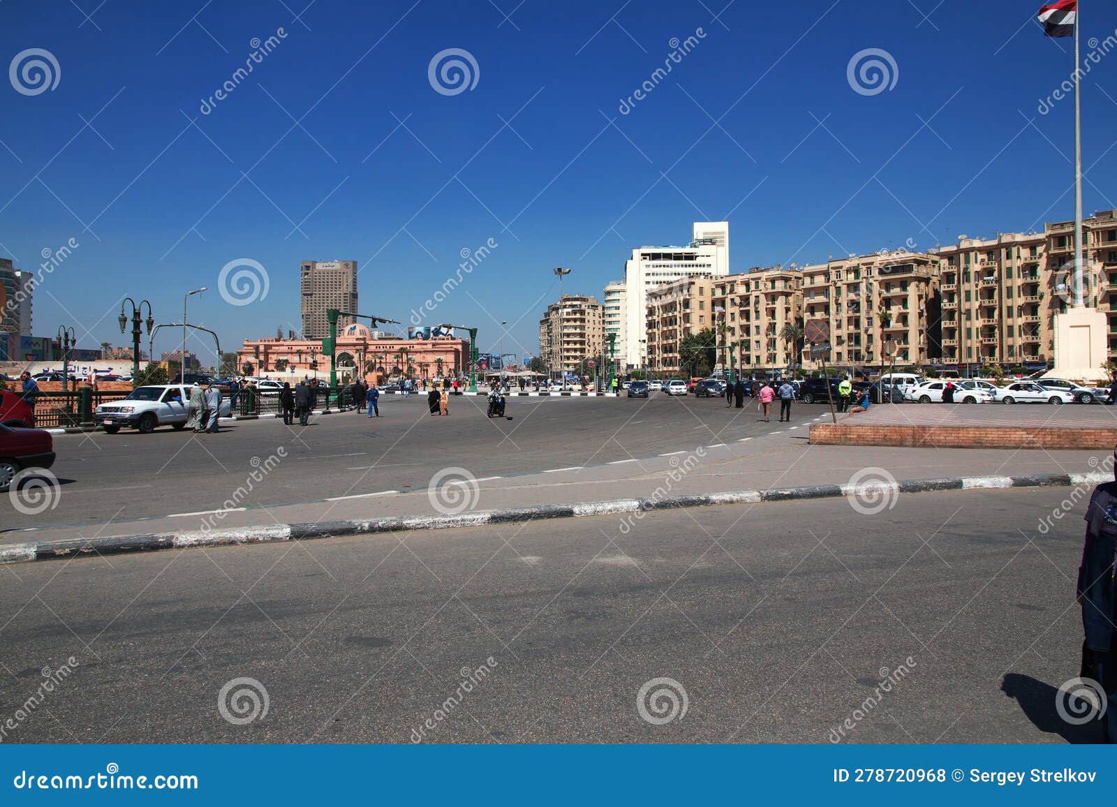 Cairo, Egypt - 05 Mar 2017. Tahrir Square in Cairo, Egypt Editorial ...