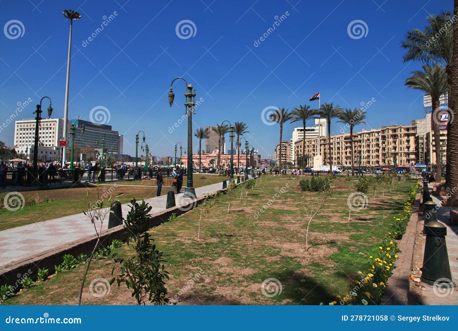 Cairo, Egypt - 05 Mar 2017. Tahrir Square in Cairo, Egypt Editorial ...