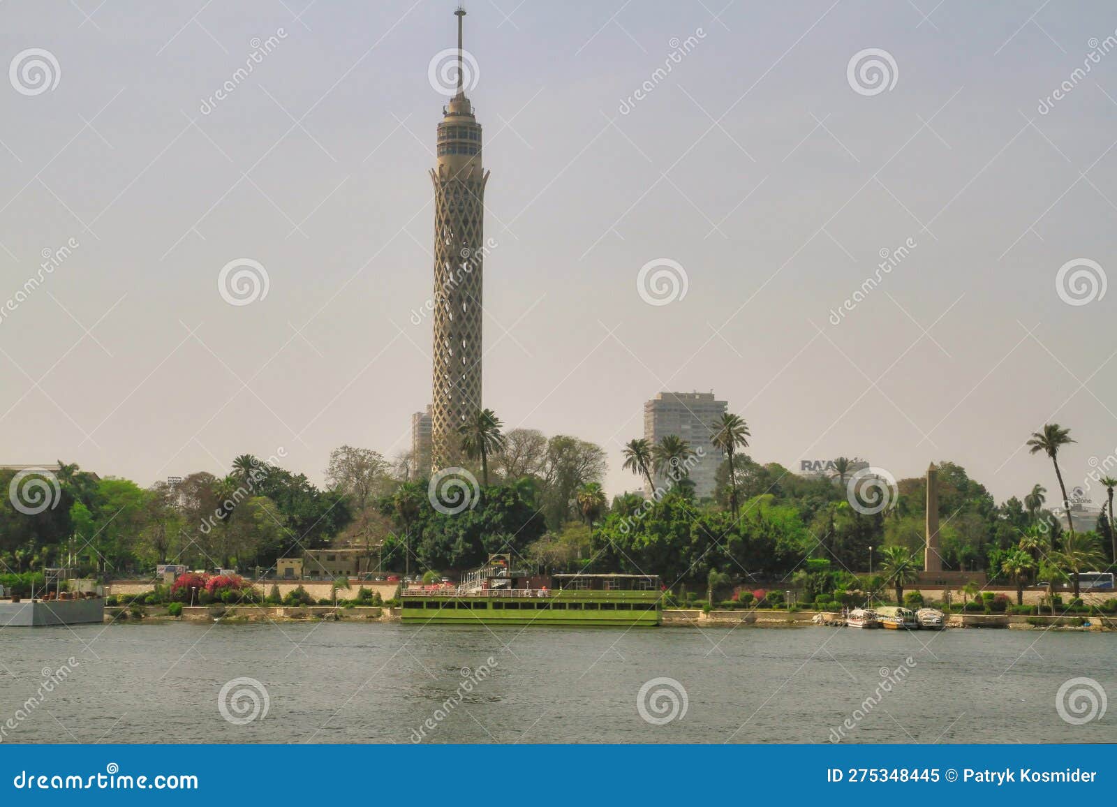 Cairo, Egypt - March 11, 2010: Nile River Scenery in Cairo City, Egypt ...