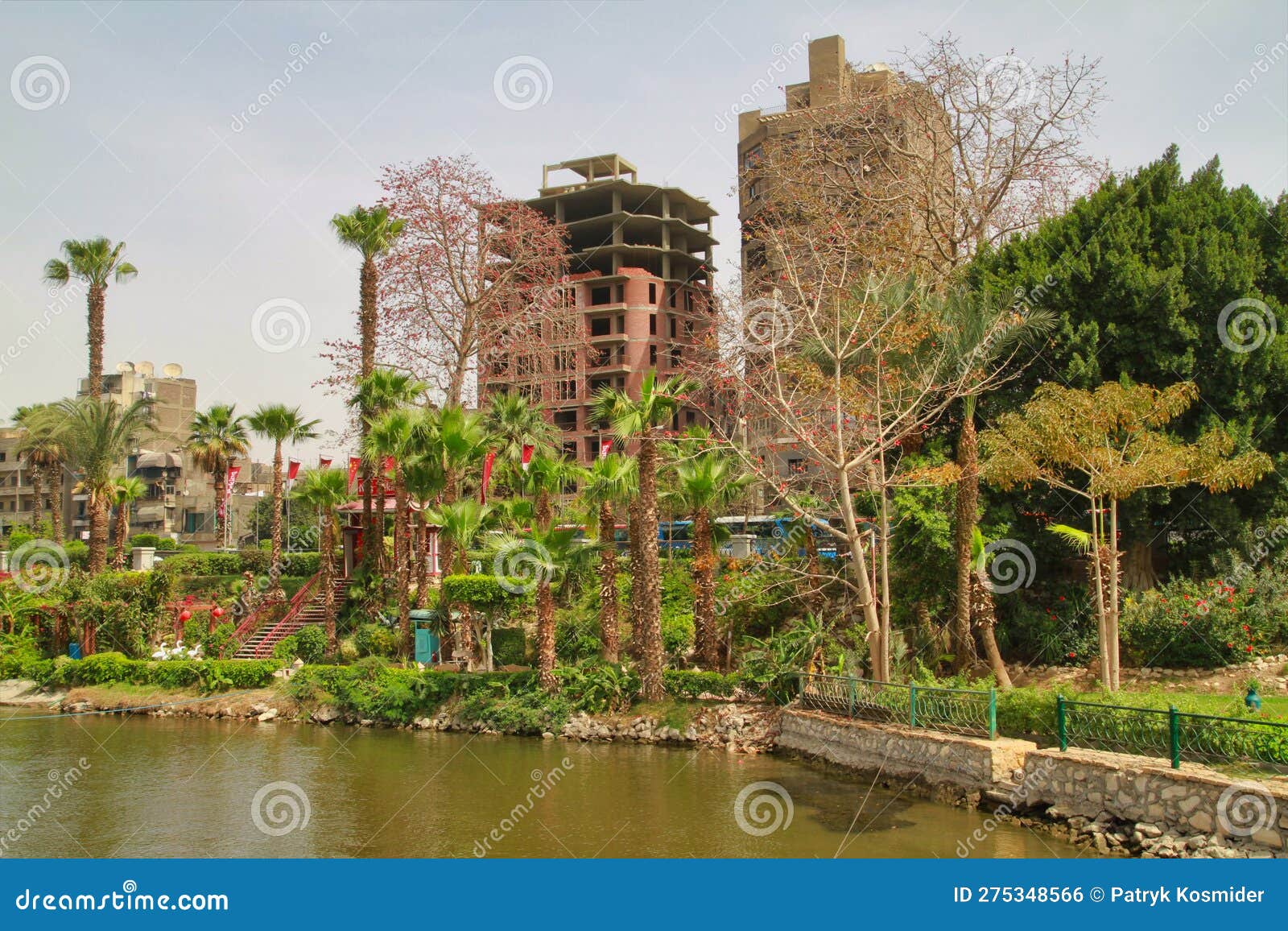 Cairo, Egypt - March 11, 2010: Nile River Scenery in Cairo City, Egypt ...