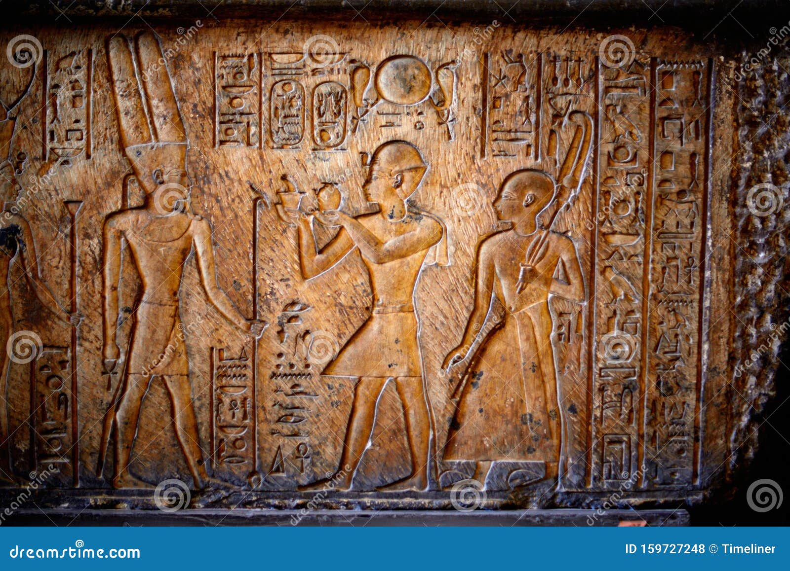 Ancient Egyptian Scripts and Illustrations Editorial Stock Photo ...