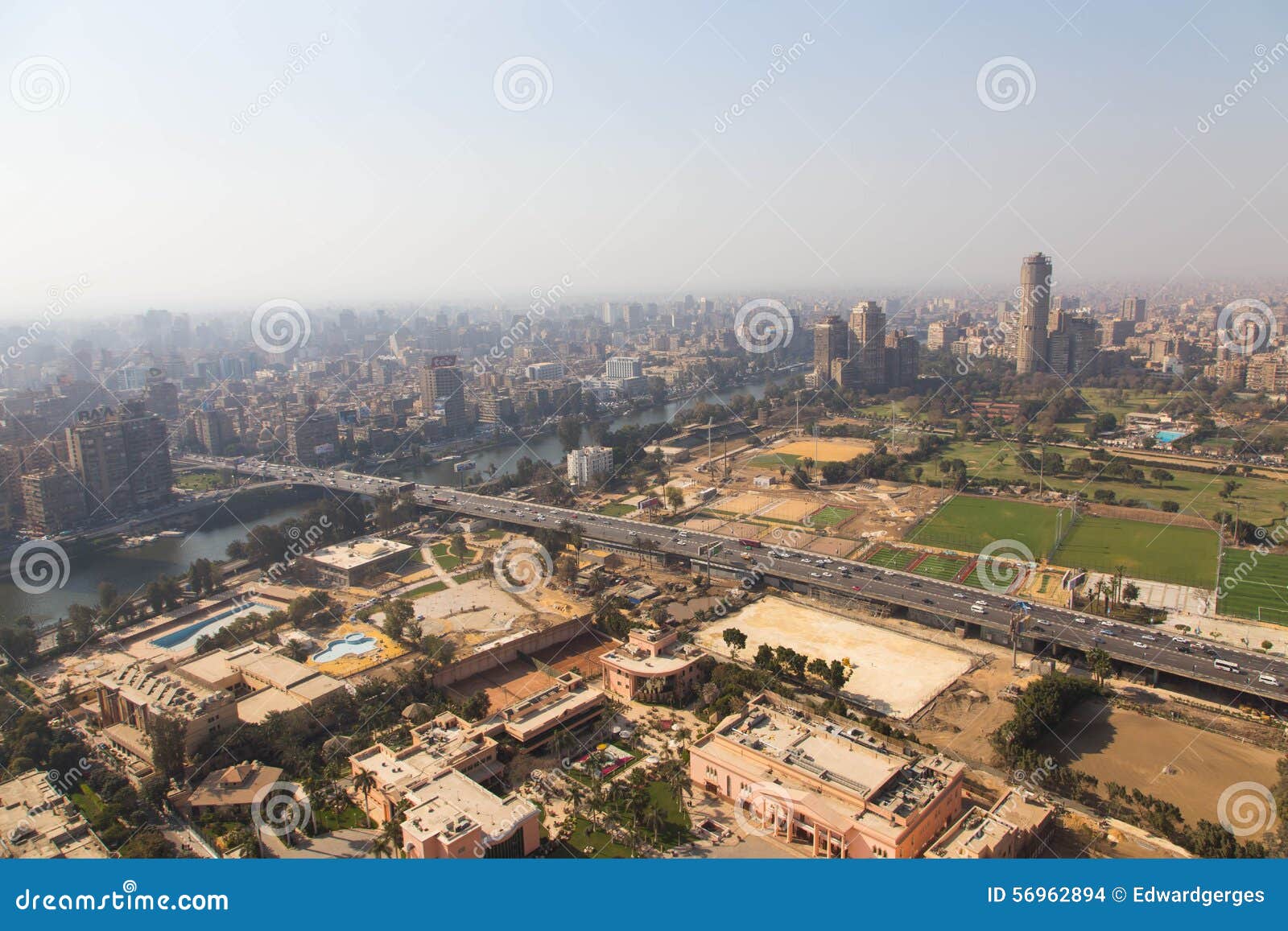 Cairo from Top - Egypt editorial stock image. Image of cairo - 56962894