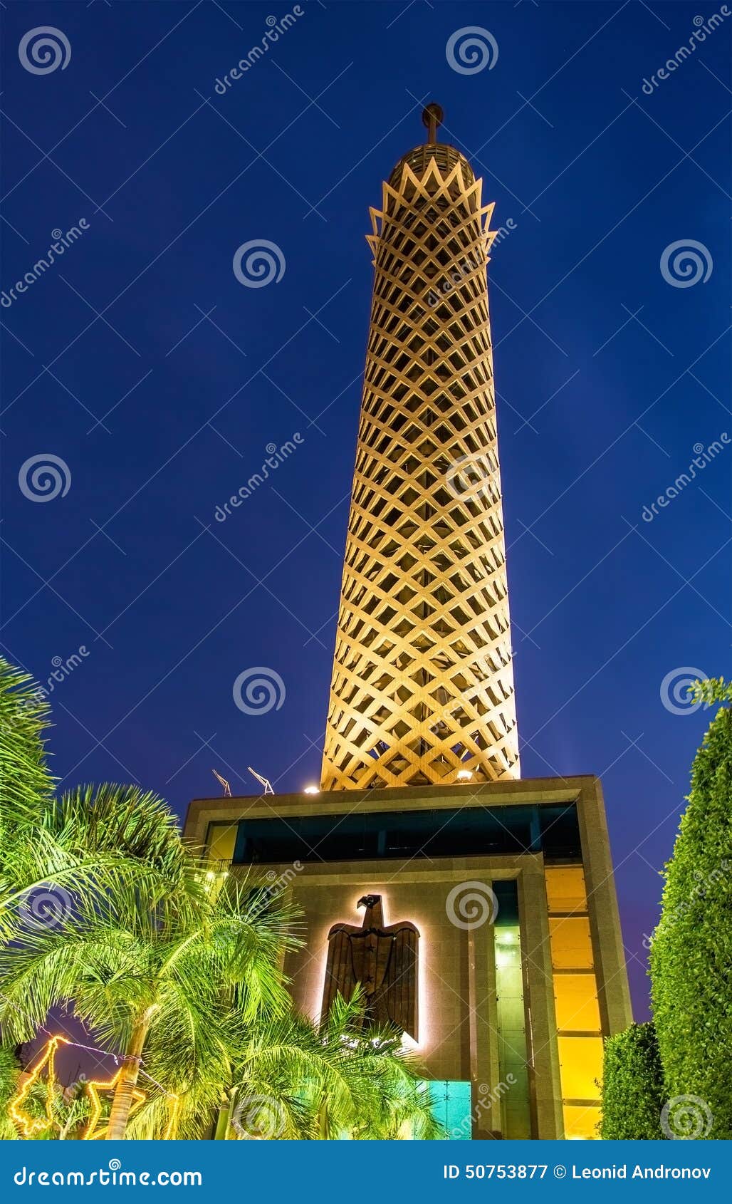 The Cairo Tower in Egypt editorial photography. Image of january - 50753877