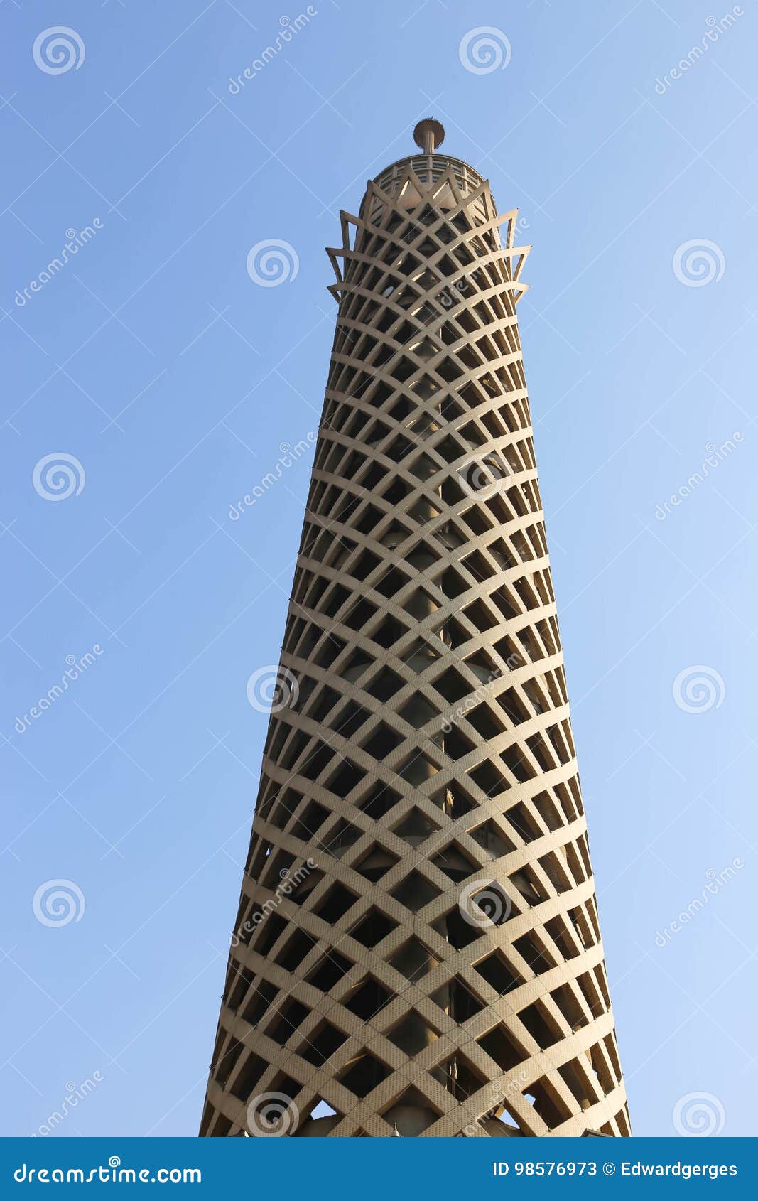 Cairo Tower - Egypt stock image. Image of architecture - 98576973