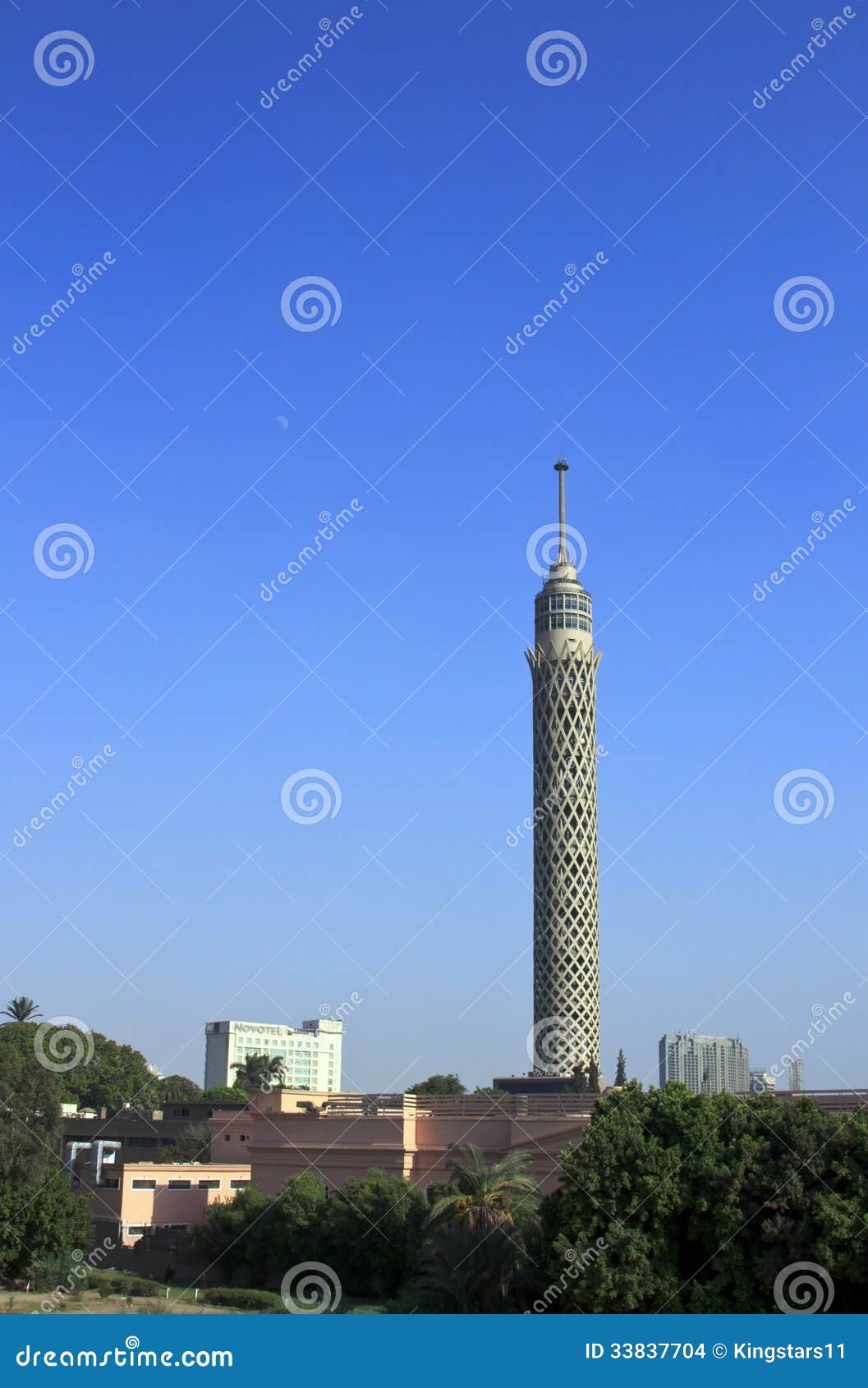 Cairo Tower Building, A Free-standing Concrete Tower At 187 Meters, 614 ...