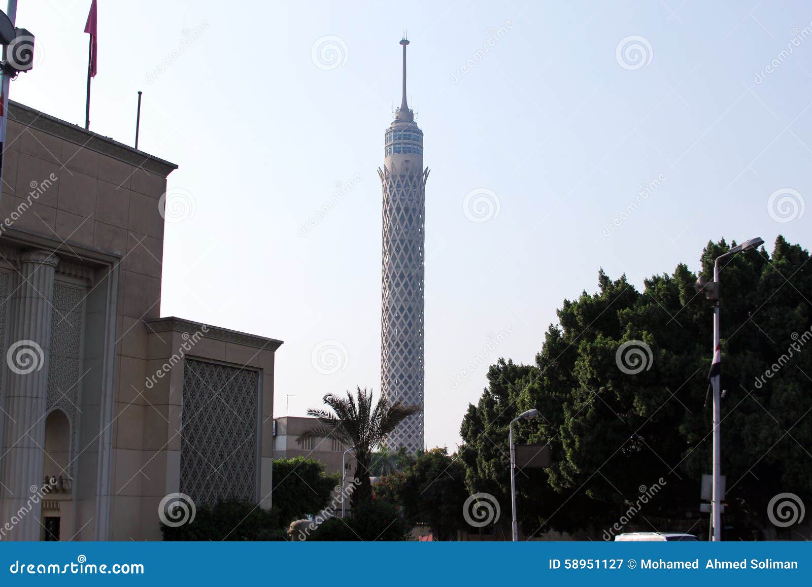 Cairo tower stock image. Image of historical, arabian - 58951127