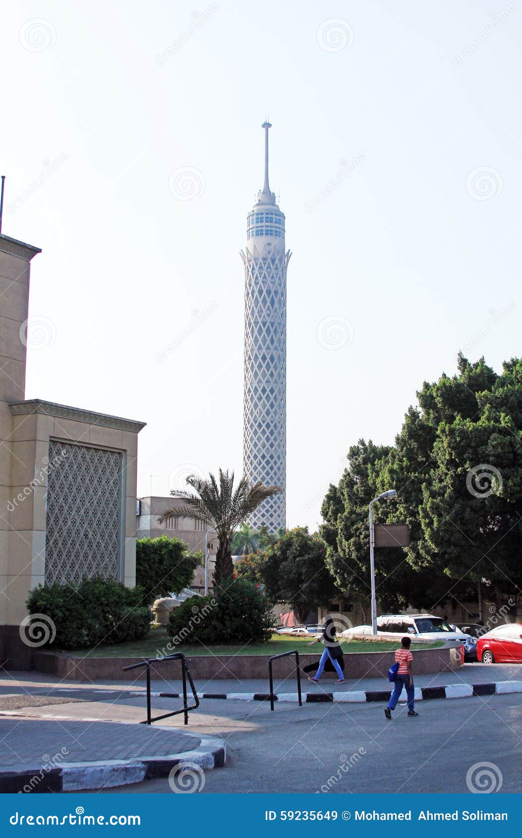 Cairo Tower Building, A Free-standing Concrete Tower At 187 Meters, 614 ...