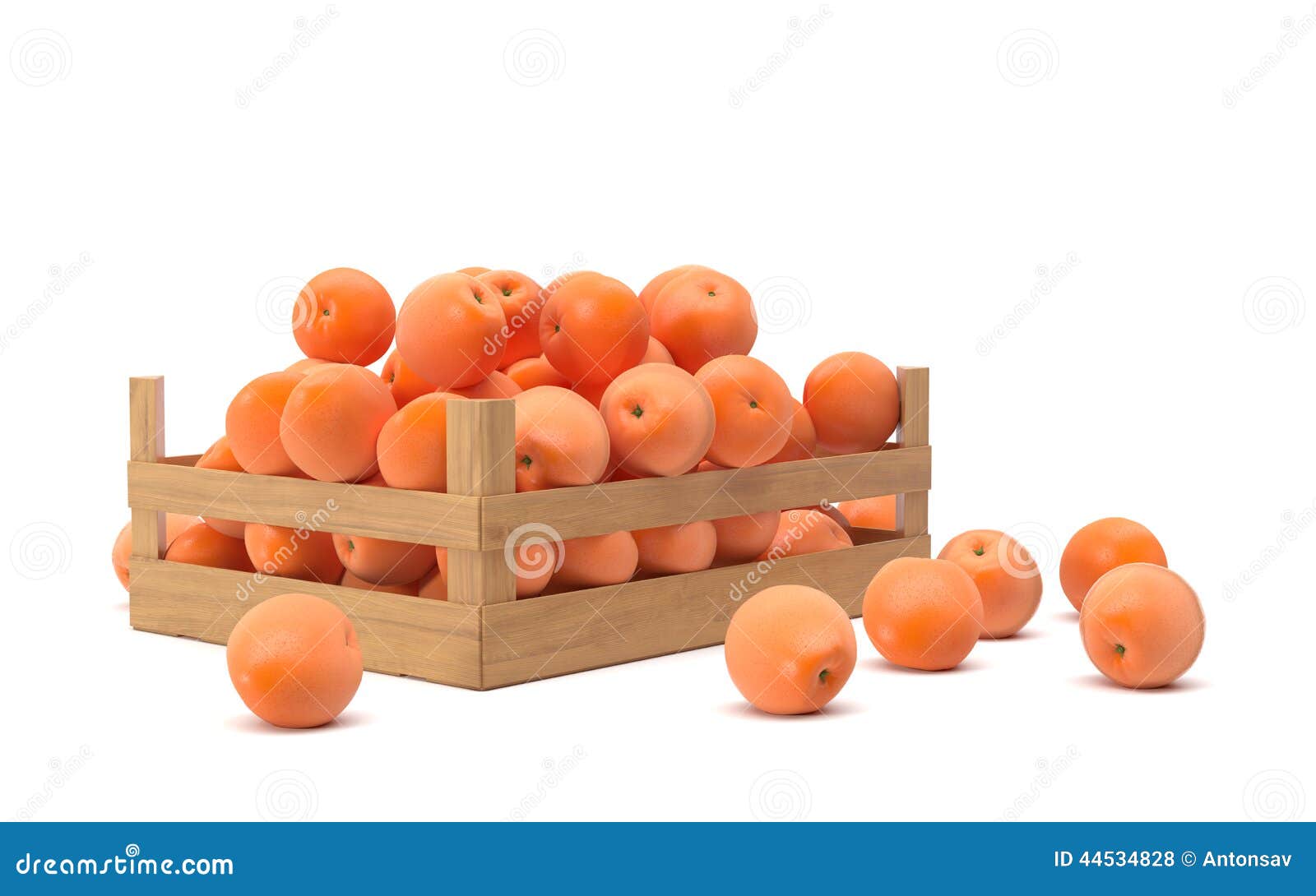 Caisse d'oranges photo stock. Image du collectes, objet - 44534828