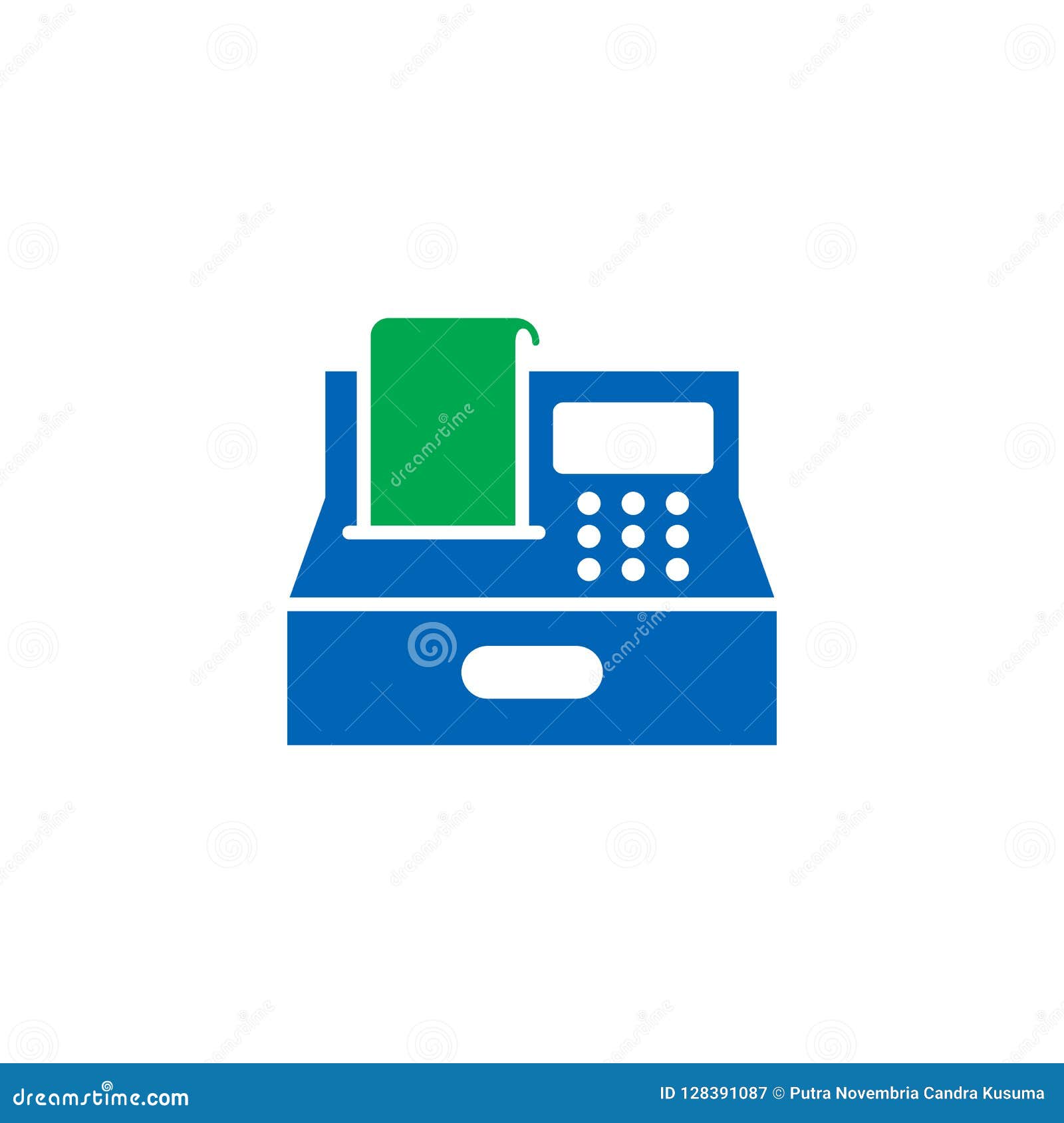 Caisse Enregistreuse Logo Icon Design Illustration de Vecteur ...