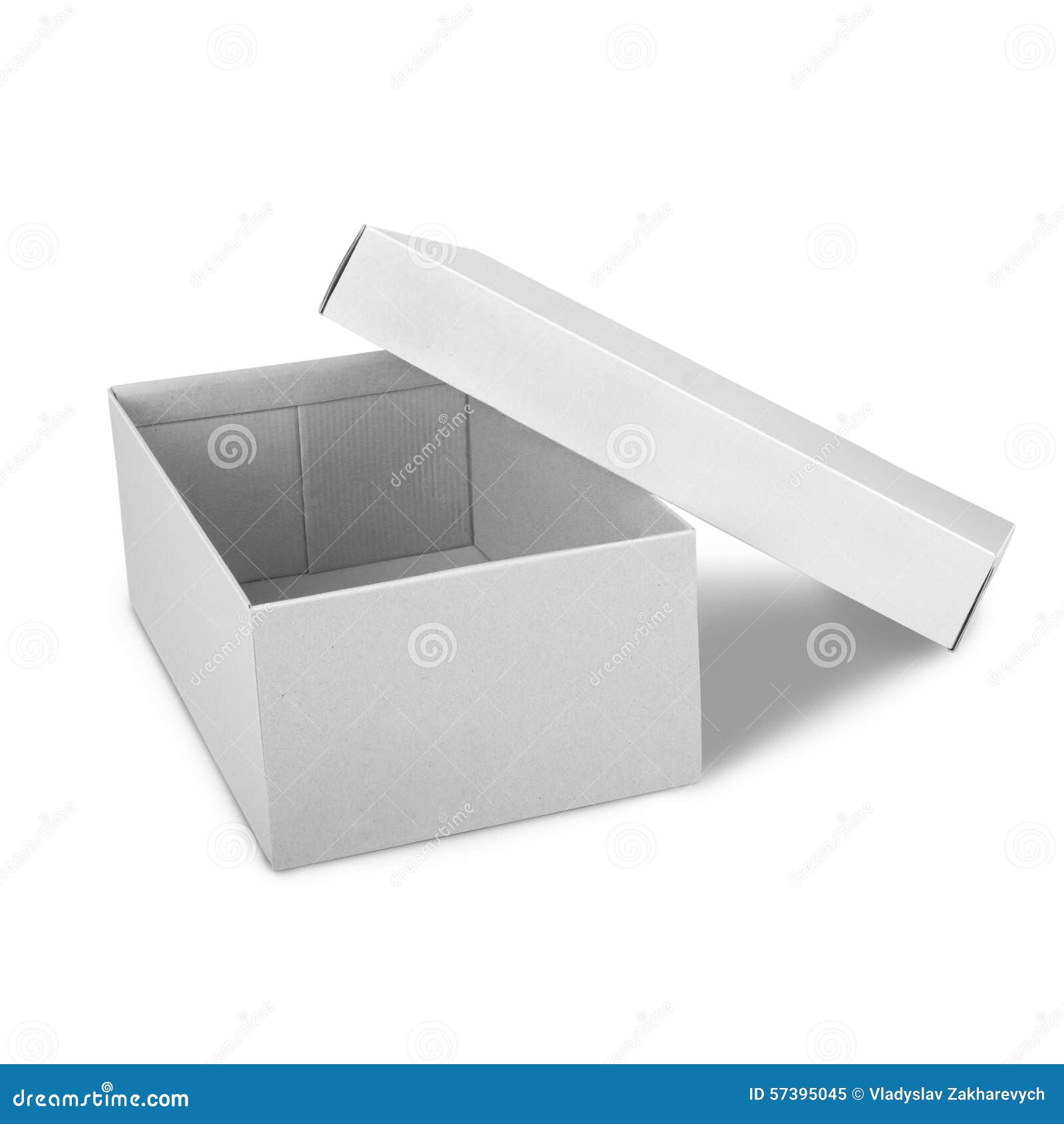 Caixa aberta imagem de stock. Imagem de recipiente, vazio - 57395045