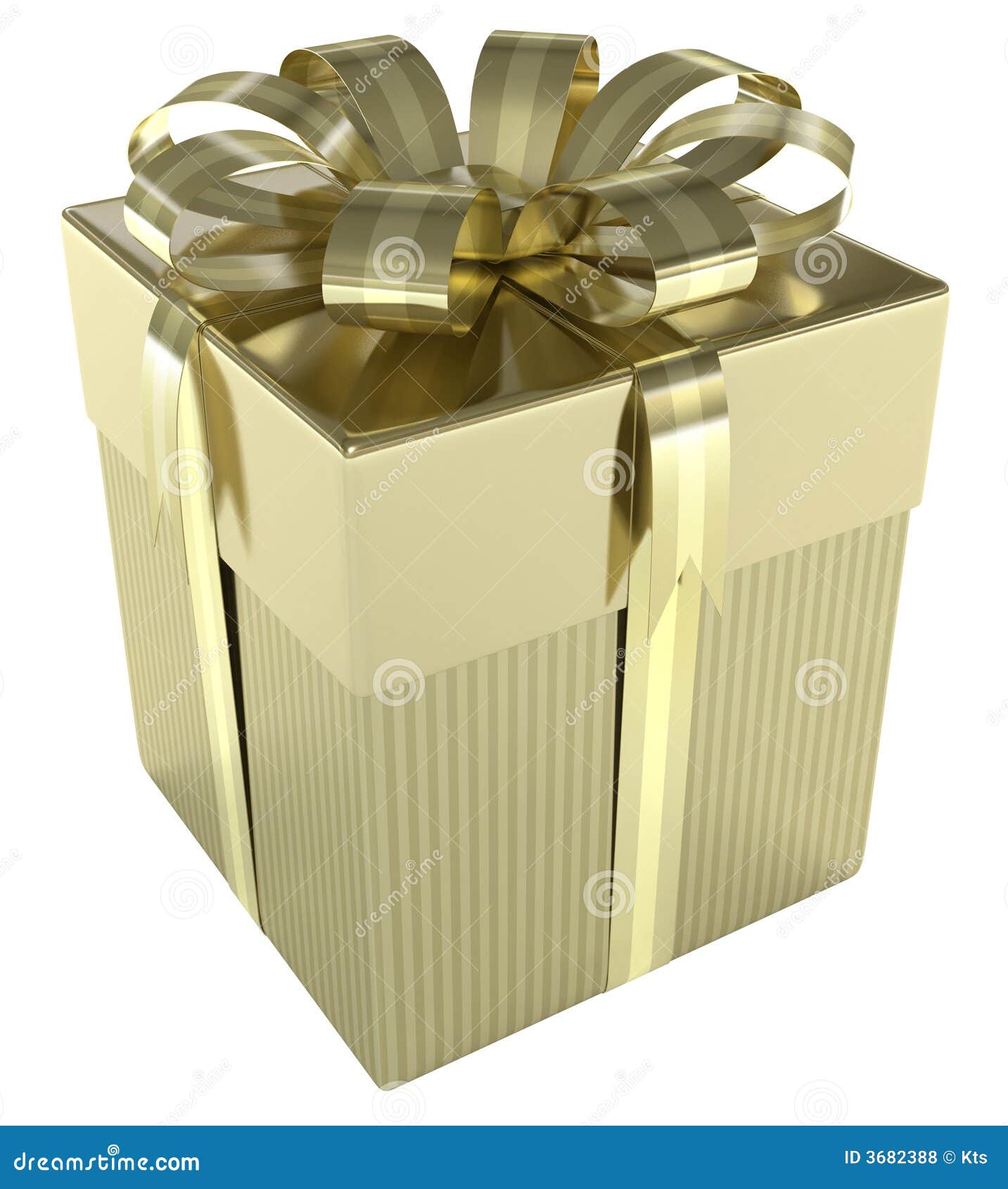 Caixa de presente do ouro foto de stock. Imagem de compras - 3682388
