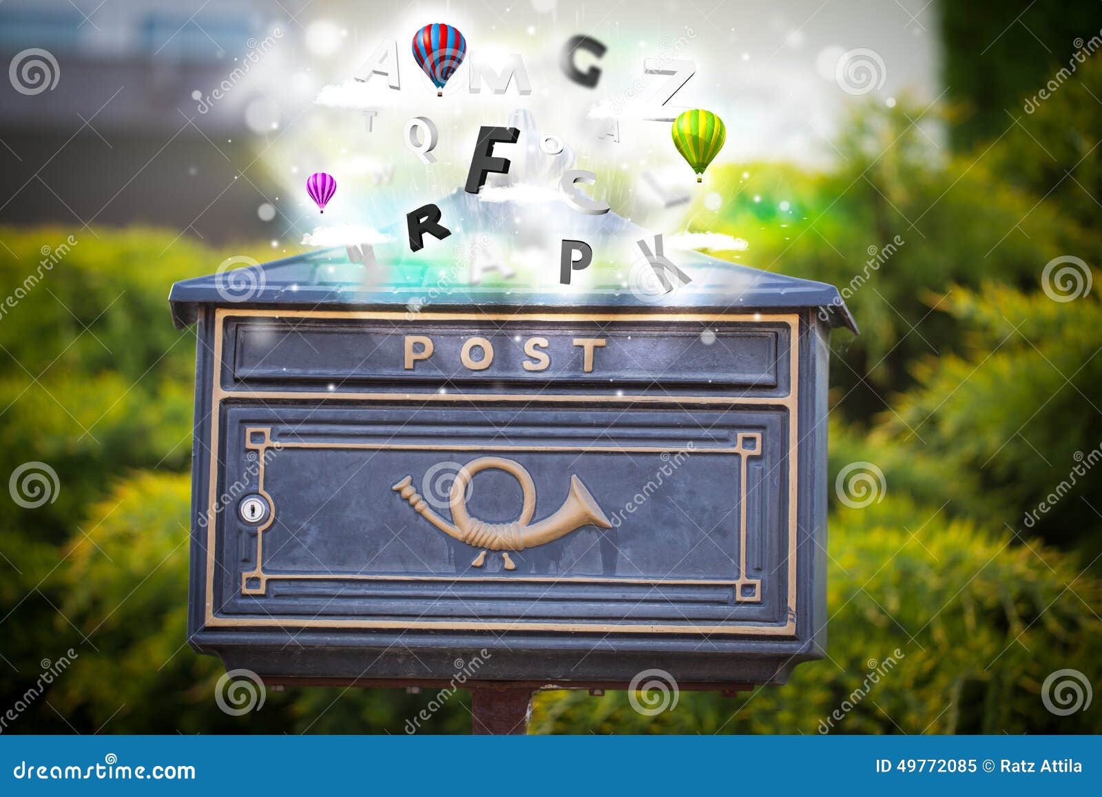 Caixa Do Cargo Com Letras Coloridas Ilustração Stock - Ilustração de ...