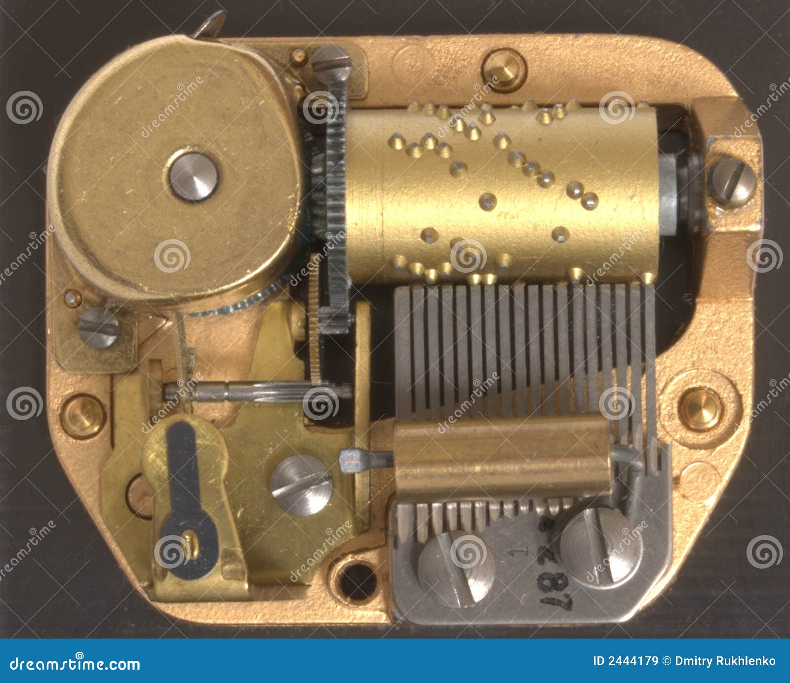 Caixa Musical Dentro Do Mecanismo Imagens de Stock Royalty Free ...