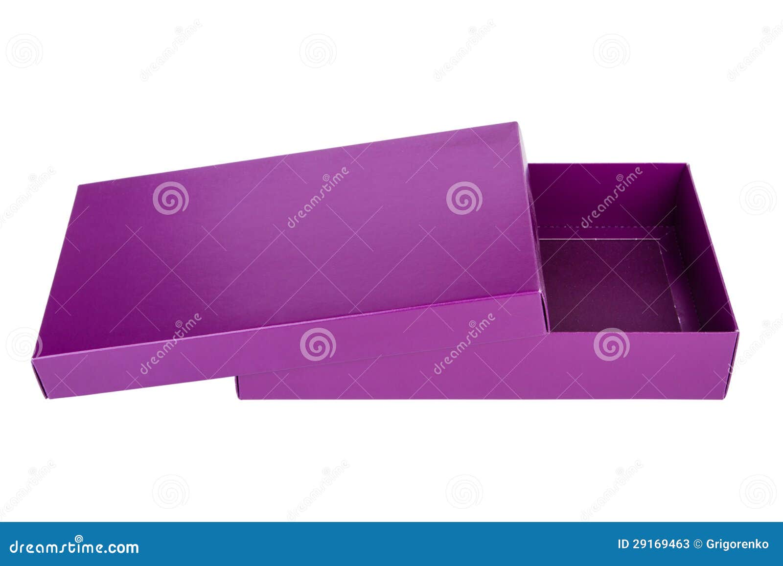 Caixa roxa imagem de stock. Imagem de decore, presente - 29169463