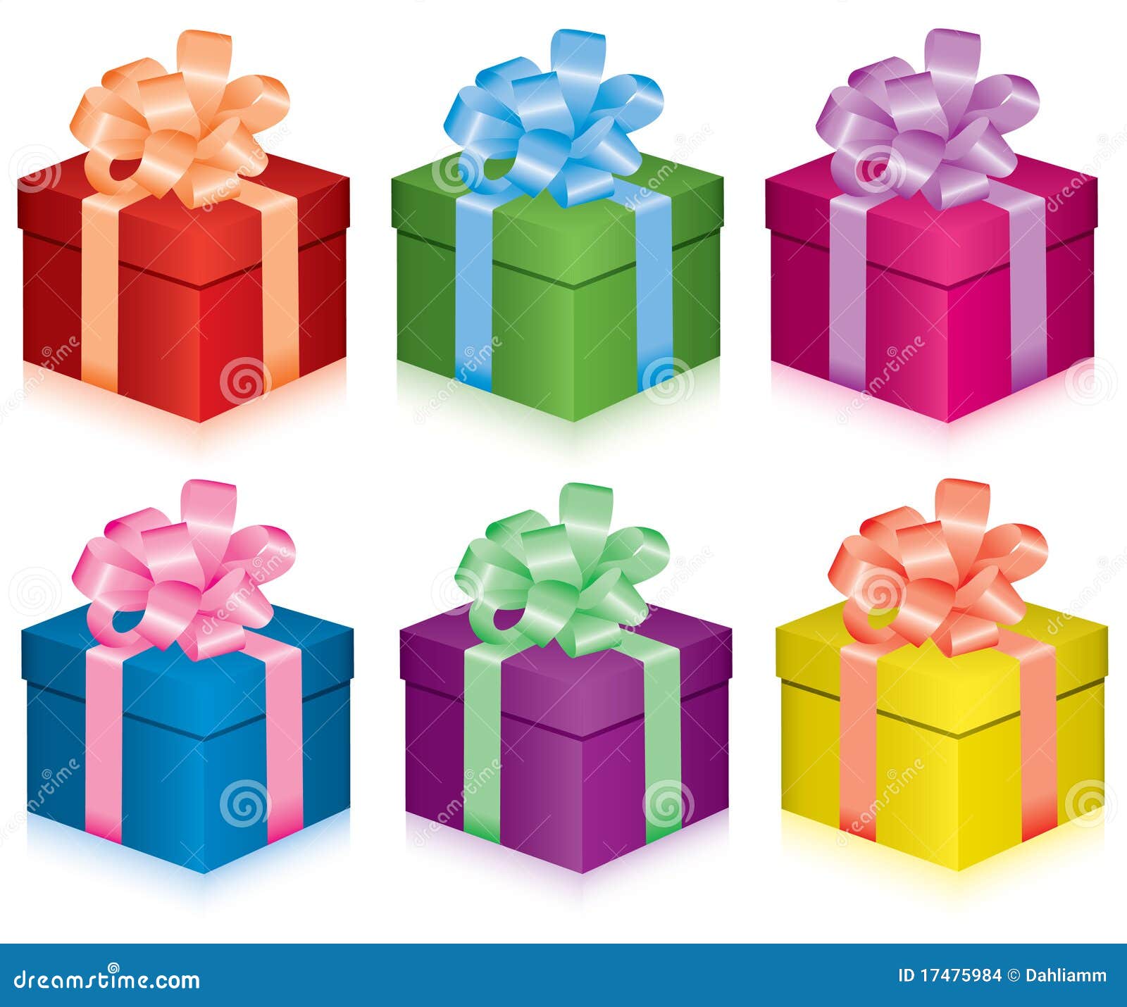 Caixas De Presente Coloridas Imagens de Stock - Imagem: 17475984