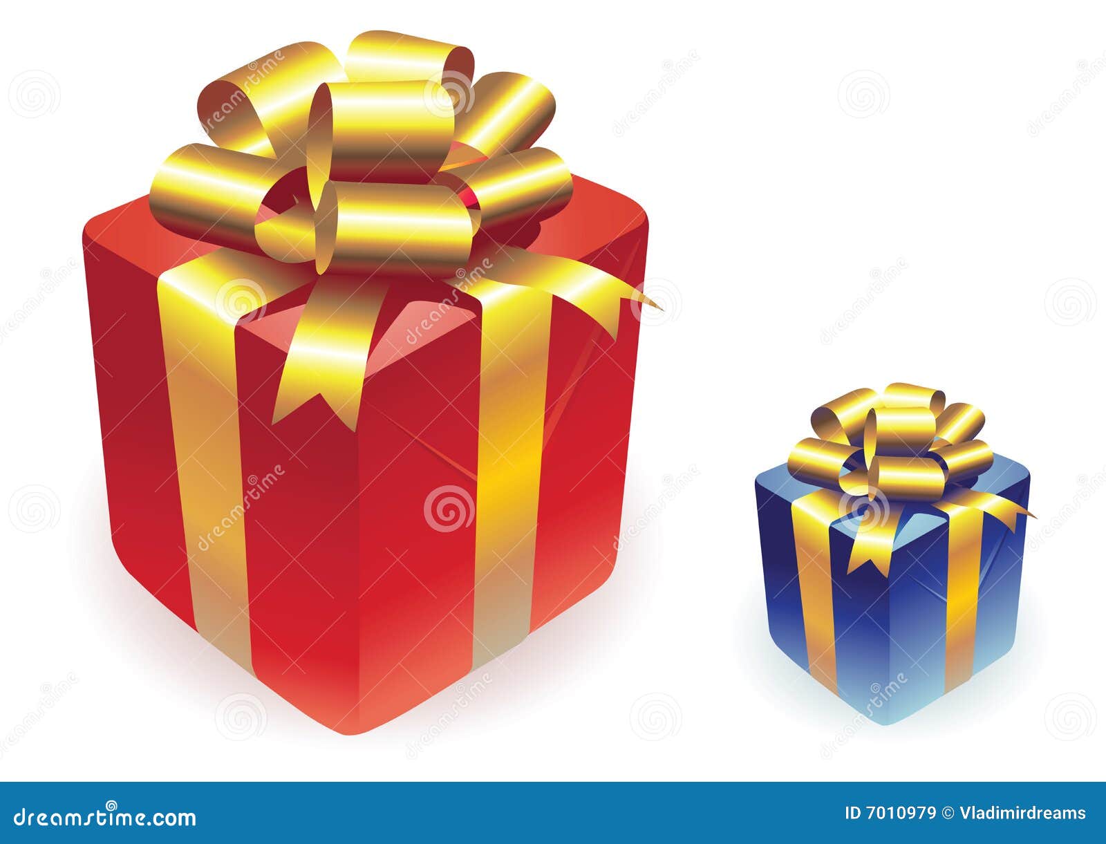 Caixas De Presentes Do Vetor Ilustração do Vetor - Ilustração de brilho ...