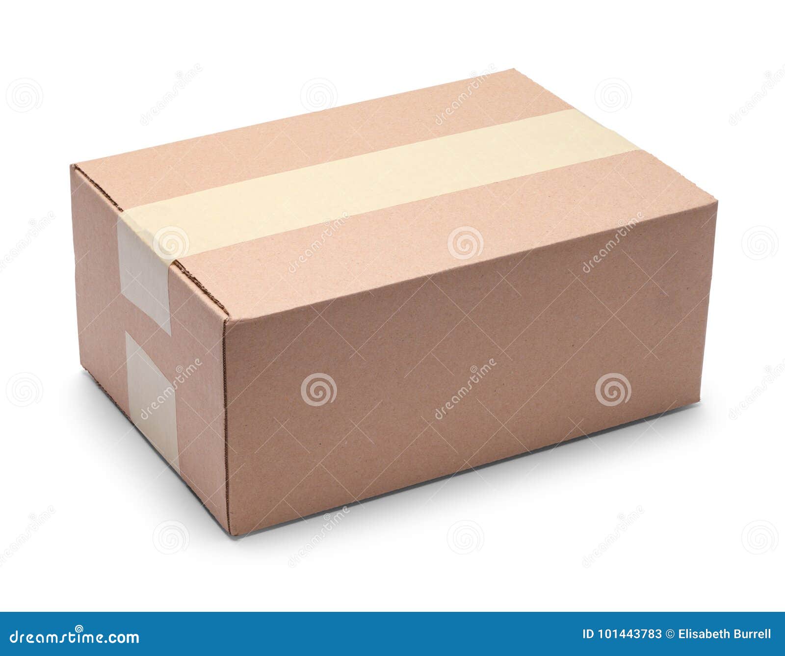 Caja cerrada de largo imagen de archivo. Imagen de copia - 101443783