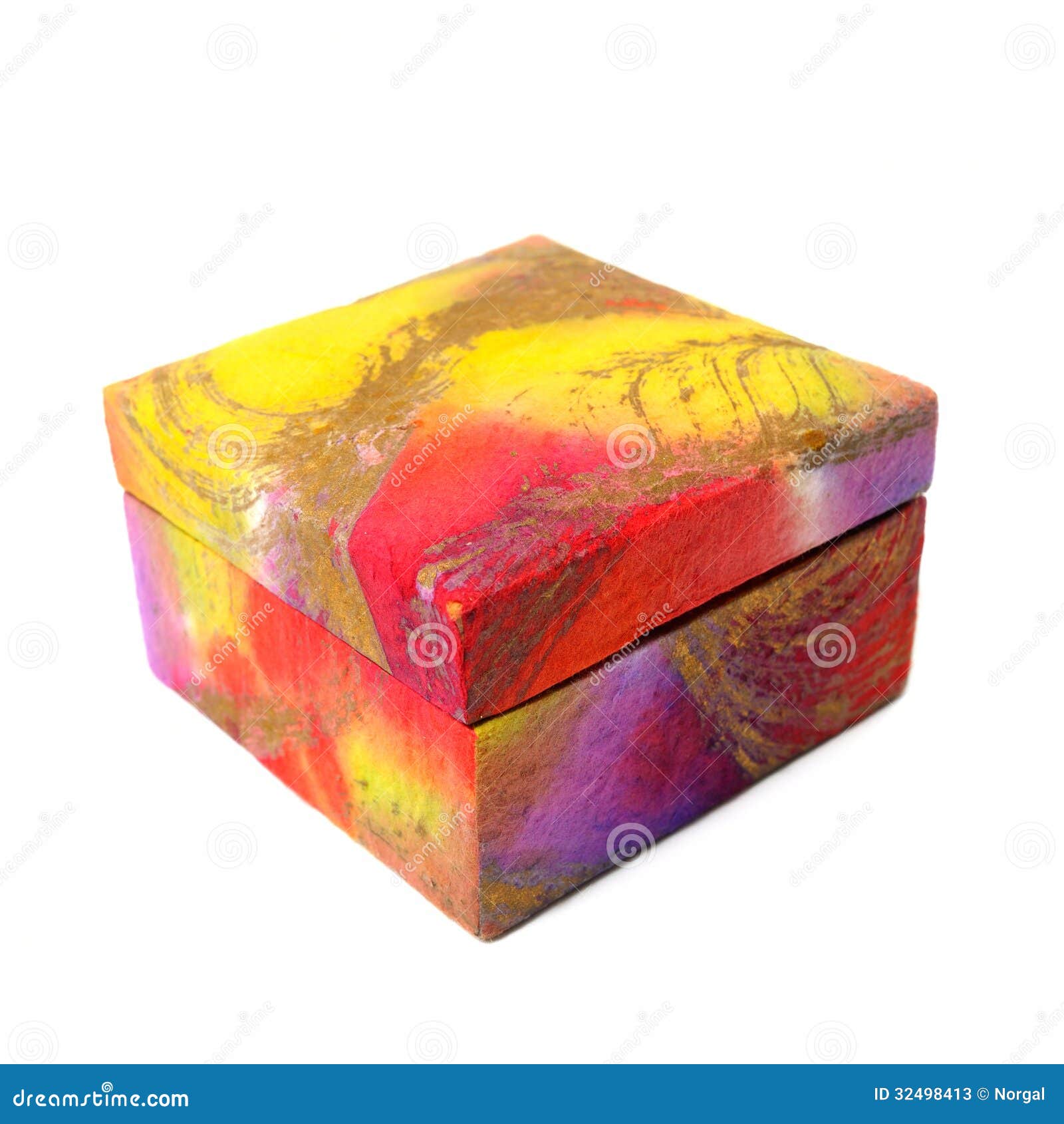 Caja colorida imagen de archivo. Imagen de superior, rojo - 32498413