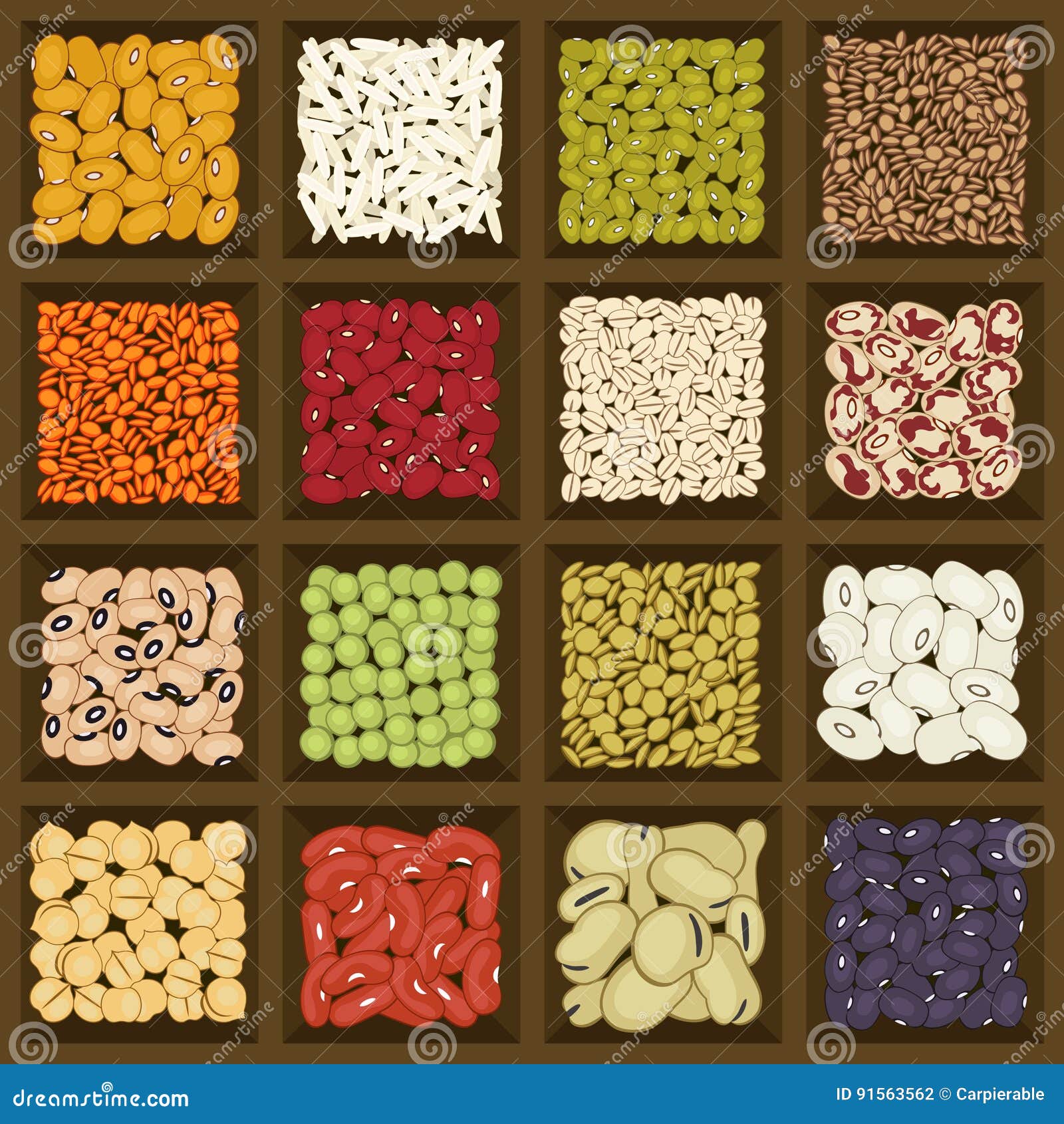 Legumbres Ilustraciones Stock, Vectores, Y Clipart – (1,061 ...