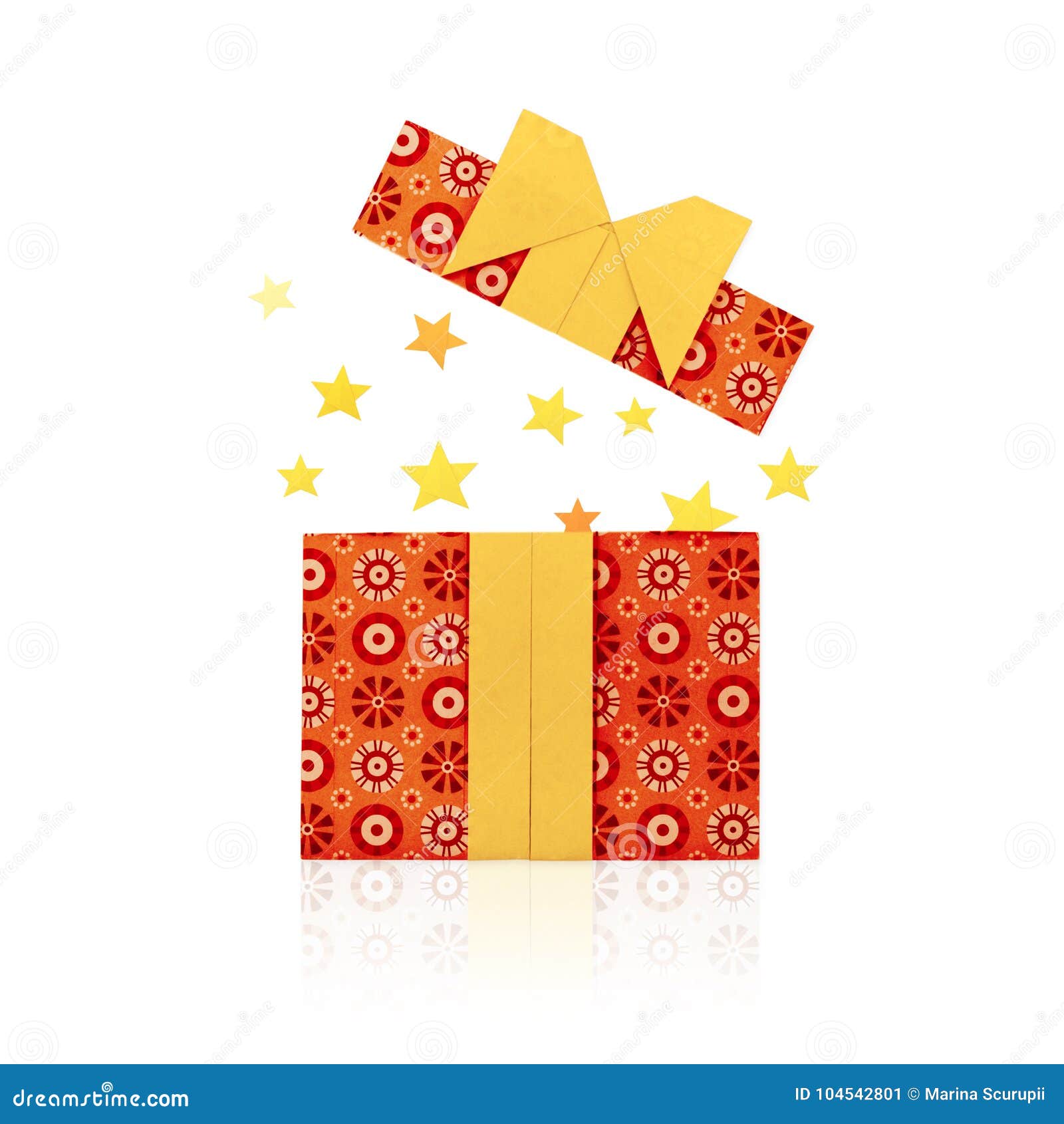 Caja De Papel De La Papiroflexia Actual Imagen de archivo - Imagen de ...