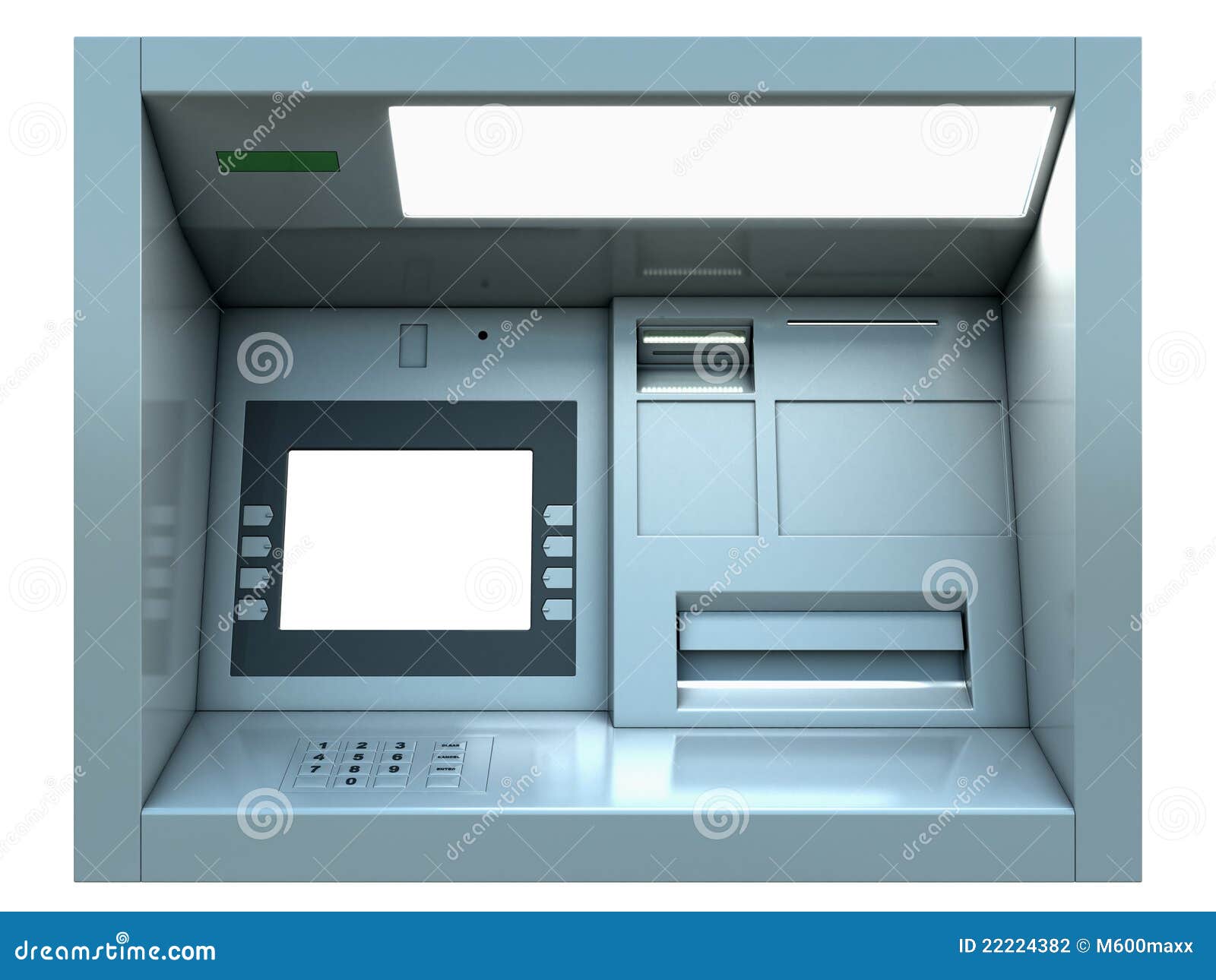 Cajero automático stock de ilustración. Ilustración de pantalla - 22224382