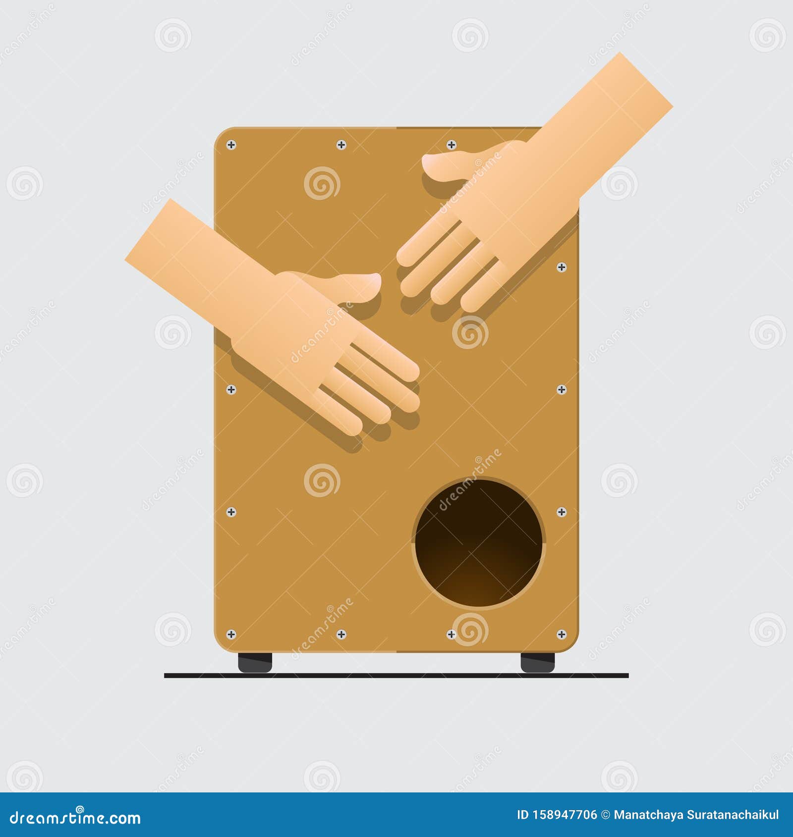 Cajon Stock Illustrations – 53 Cajon Stock Illustrations, Vectors ...