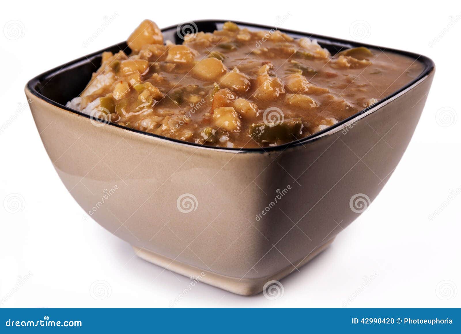 Cajun Gumbo stock photo. Image of creole, tomato, dinner - 42990420