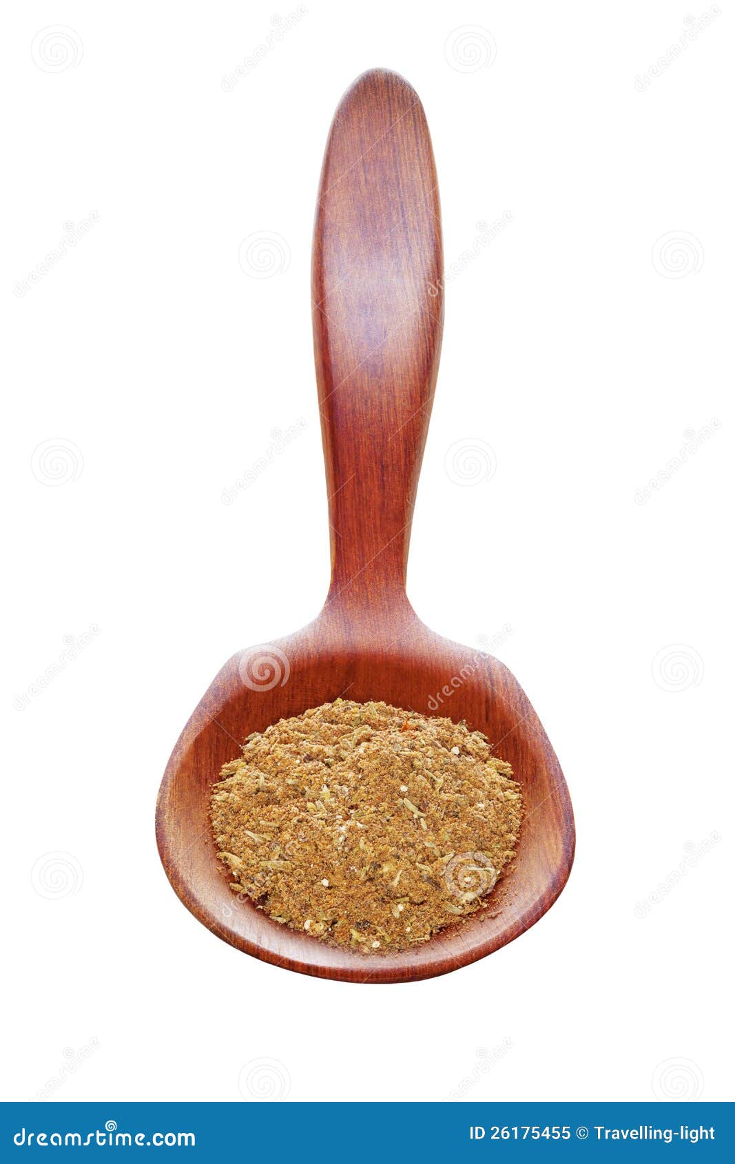 Cajun Seasoning in Spoon stock image. Image of wood, white - 26175455