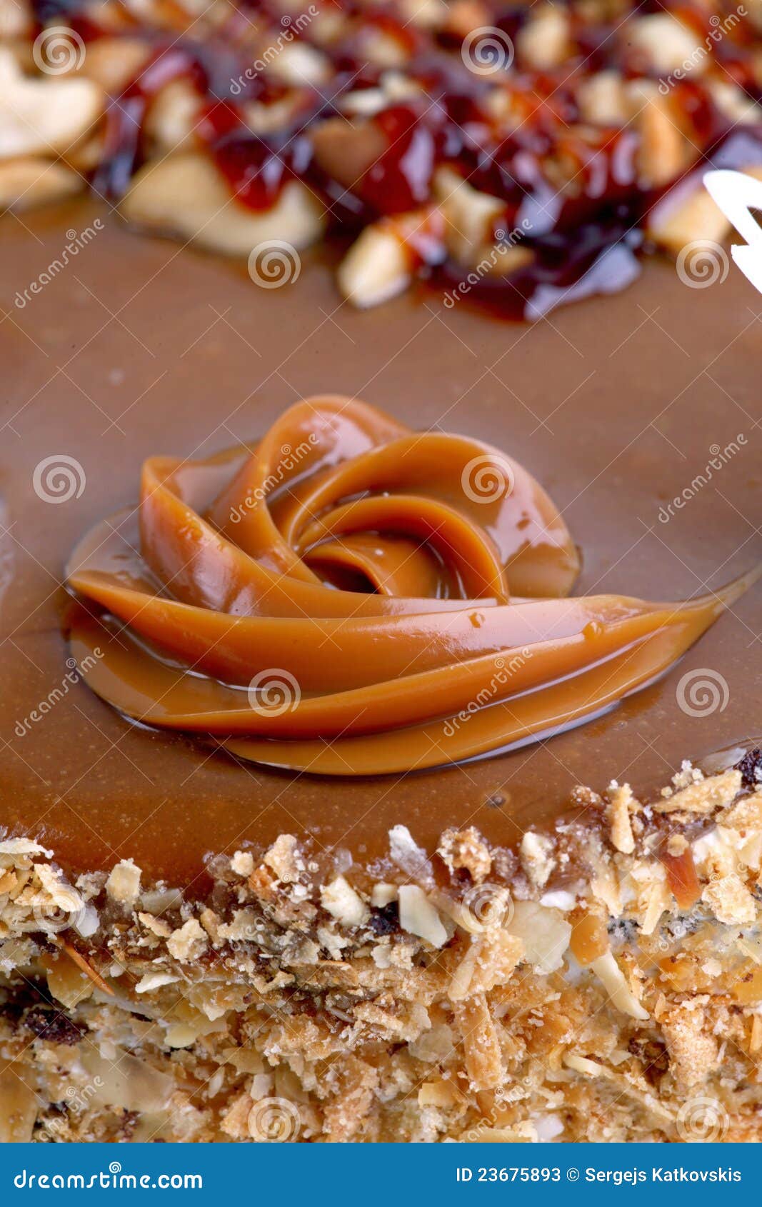 Cake stock image. Image of fancy, piece, garnish, reception - 23675893