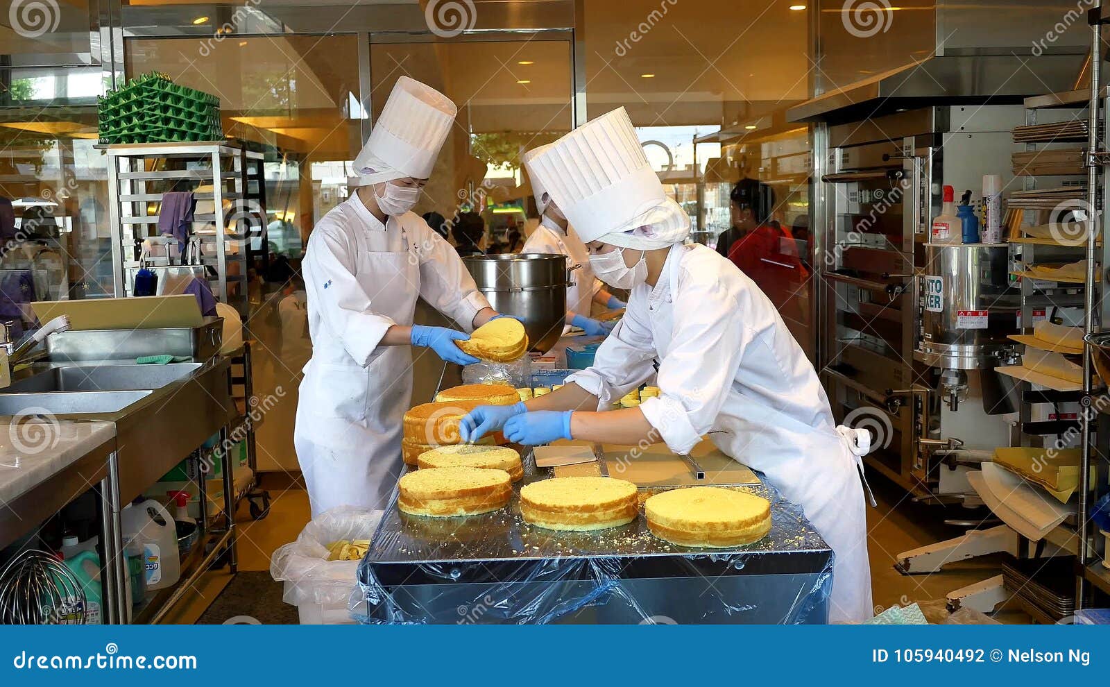 Cake & Bakery Chef at Work in the Kitchen Stock Footage - Video of ...