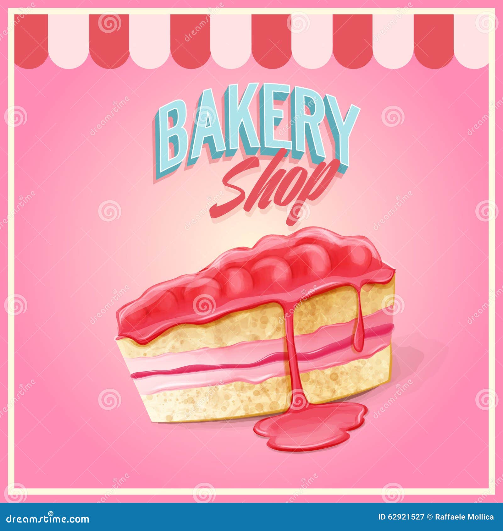 CAKE BANNER stock vector. Illustration of decorative - 62921527