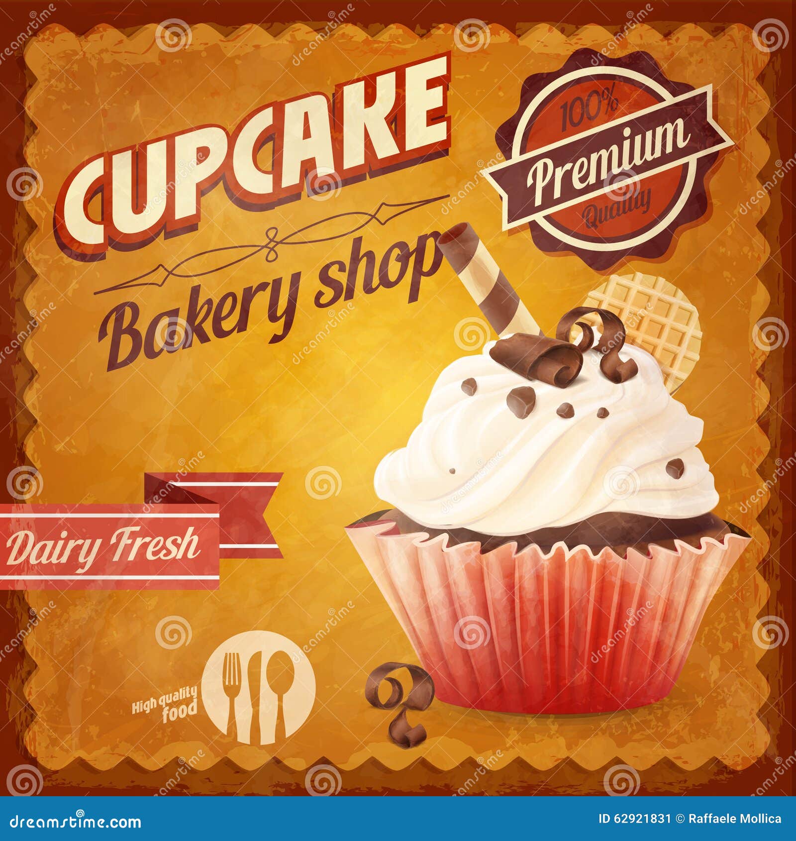 CAKE BANNER stock vector. Illustration of frame, card - 62921831