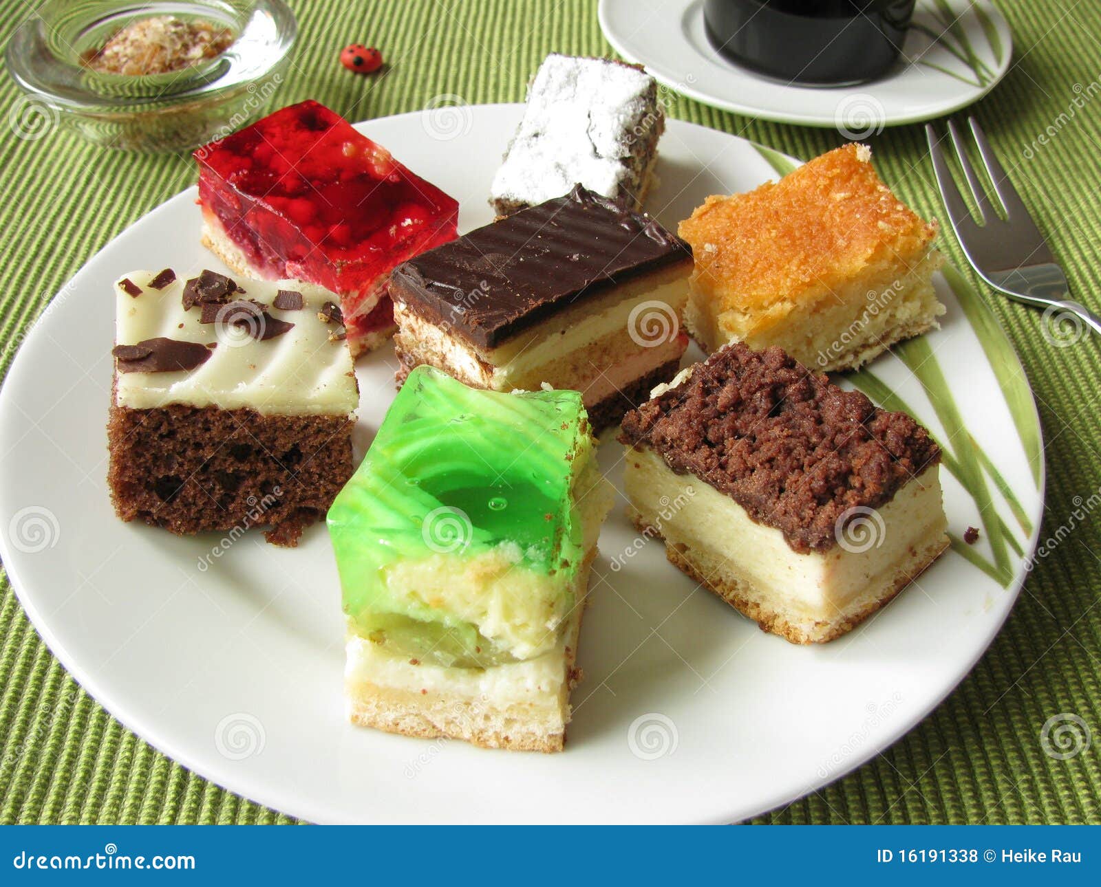 Cake bits stock photo. Image of coffee, poppy, variety - 16191338