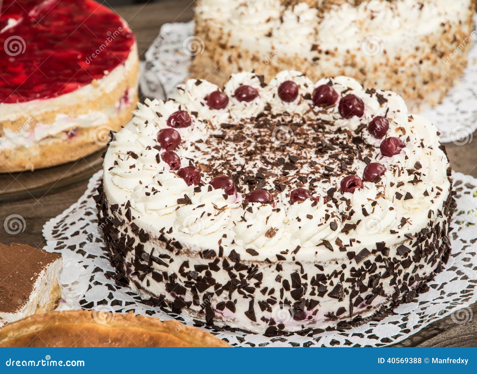 Cake Buffet stock photo. Image of delicious, dessert - 40569388