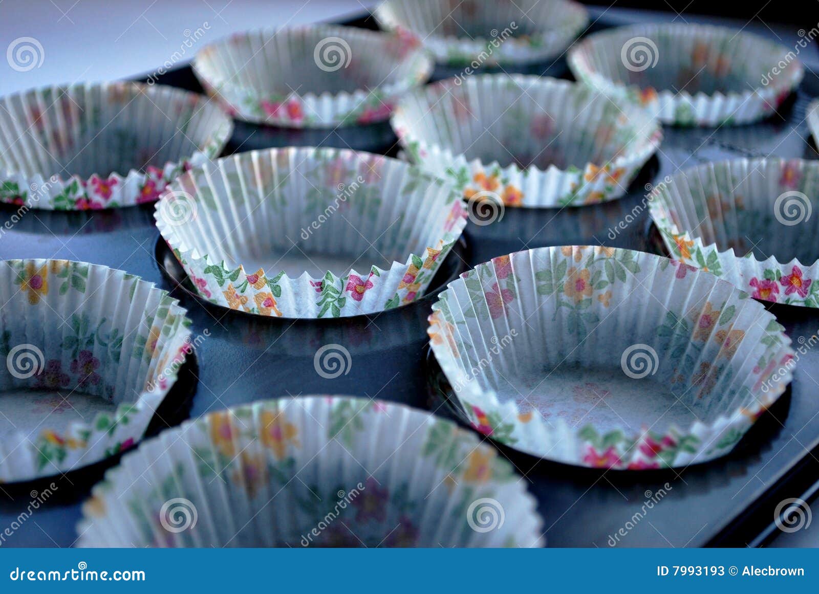 Cake cases stock image. Image of tray, case, cakes, cooking - 7993193