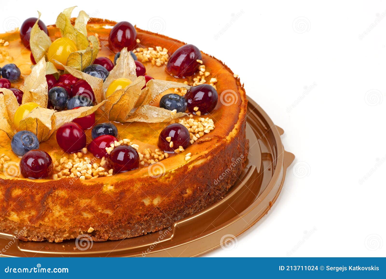 Cake with Cheese and Fruits Stock Photo - Image of vegetable, sweet ...