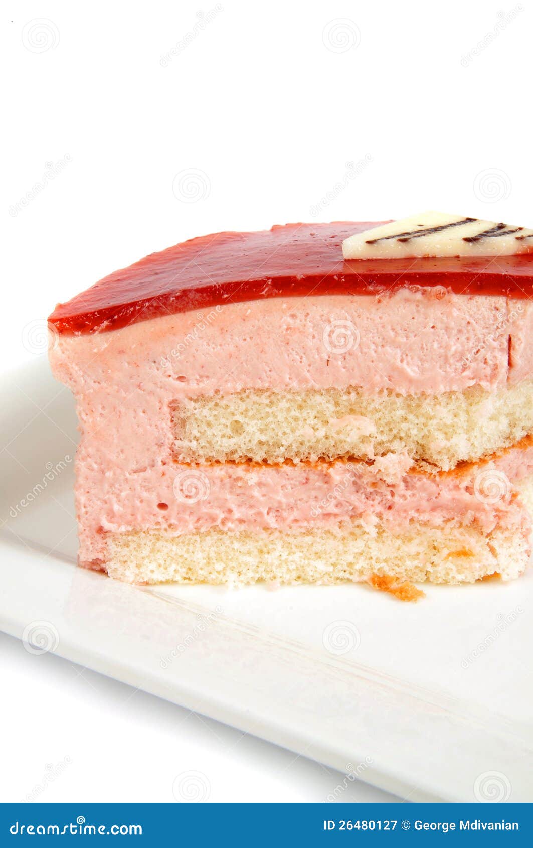 Cake closeup stock image. Image of mousse, dessert, creamy - 26480127