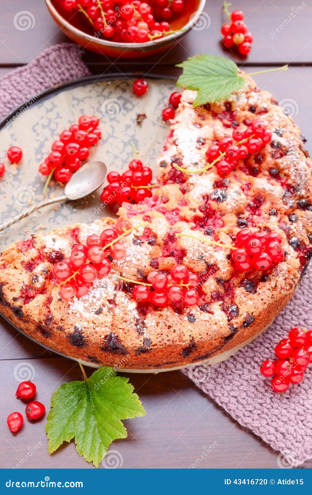 Cake with currant stock photo. Image of currant, bakery - 43416720