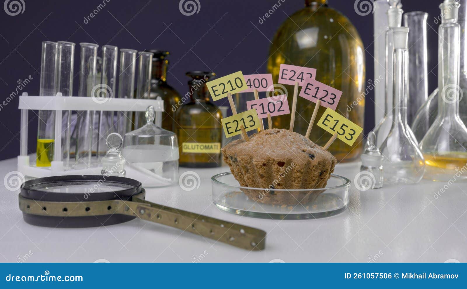 A Cake Decorated with Tablets with the Names of E. Food Laboratory ...