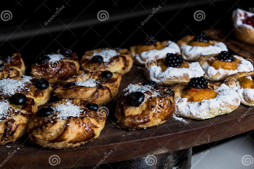 Cake - Dessert with Acai Berry Stock Image - Image of cakes, fruit ...