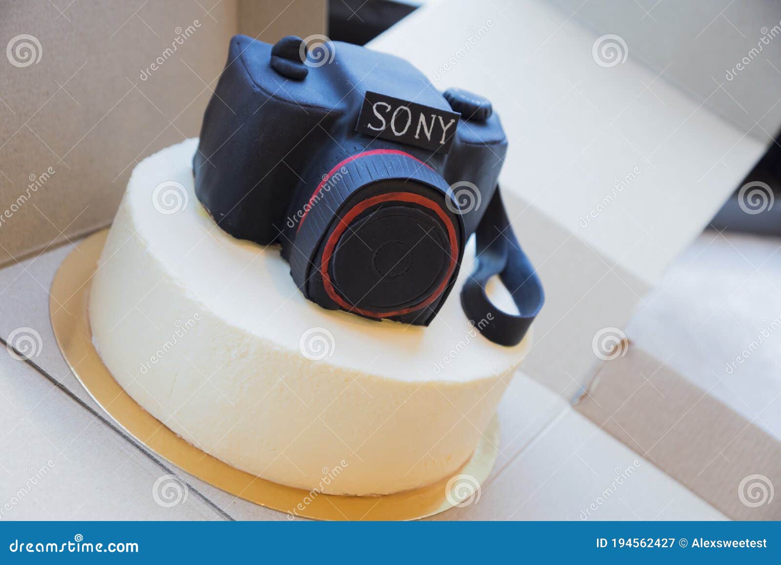 Cake in the Form of a Camera Editorial Photography - Image of design ...