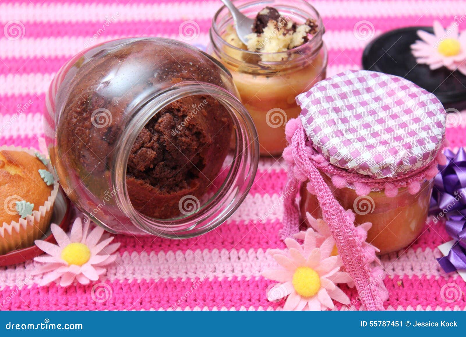 Cake in a glass stock image. Image of bakery, homemade - 55787451