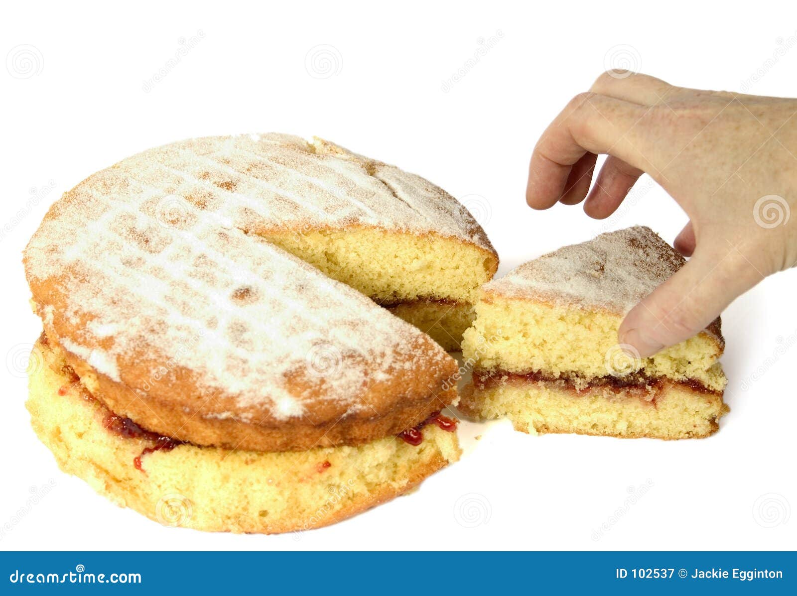 Cake & Hand stock image. Image of sponge, hunger, hand - 102537